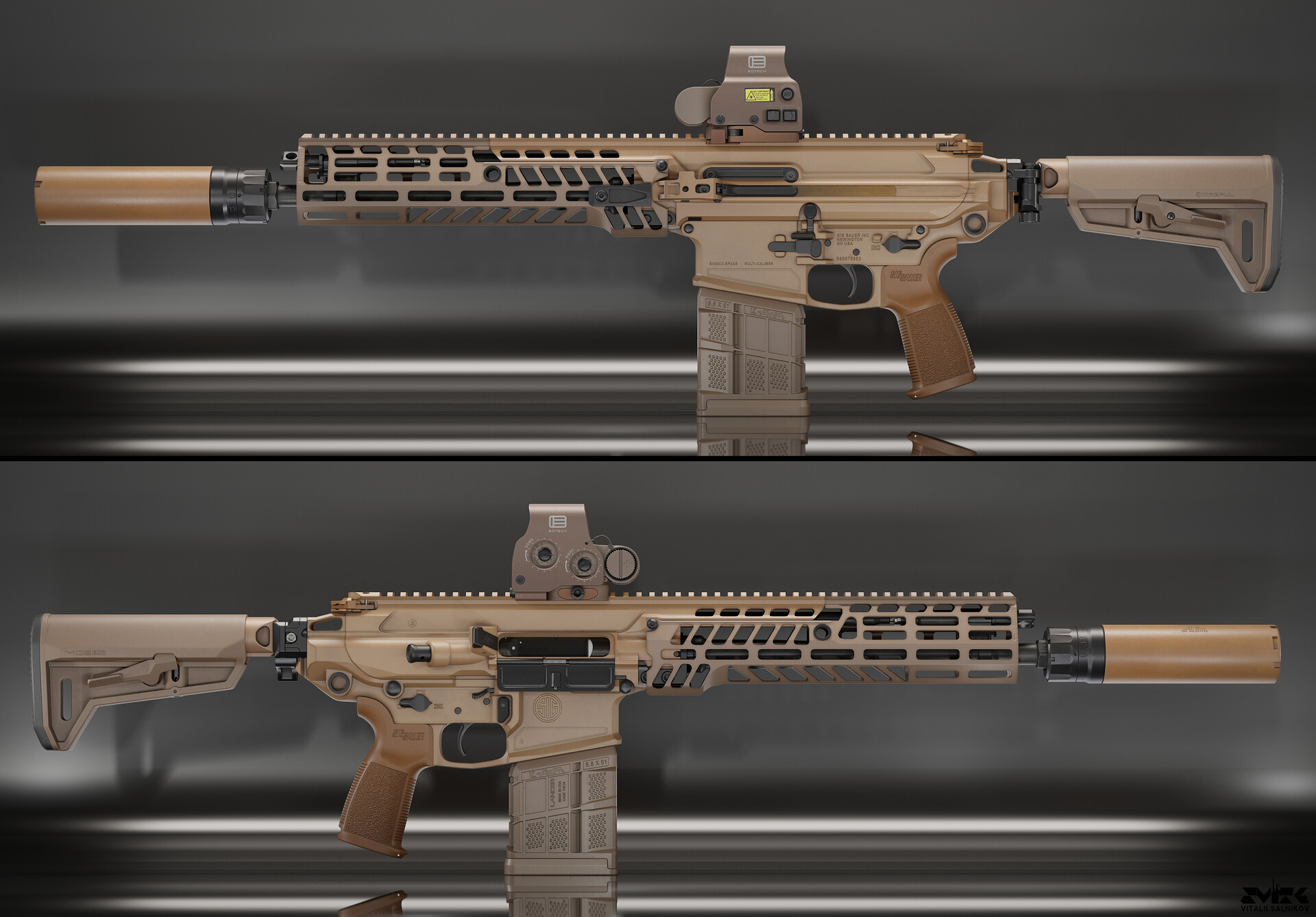 ArtStation - SIG Sauer MCX Spear XM7