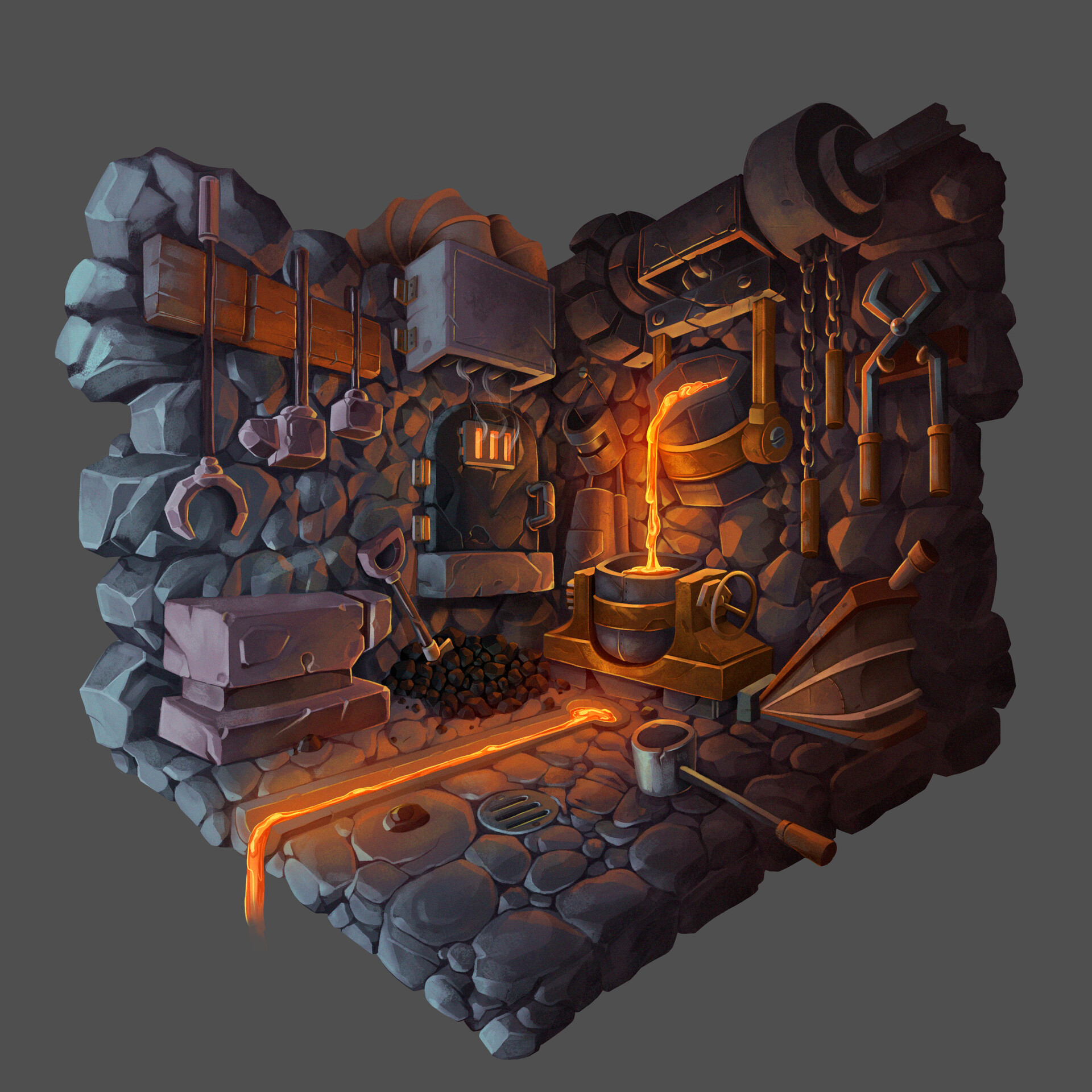 ArtStation - Forge study