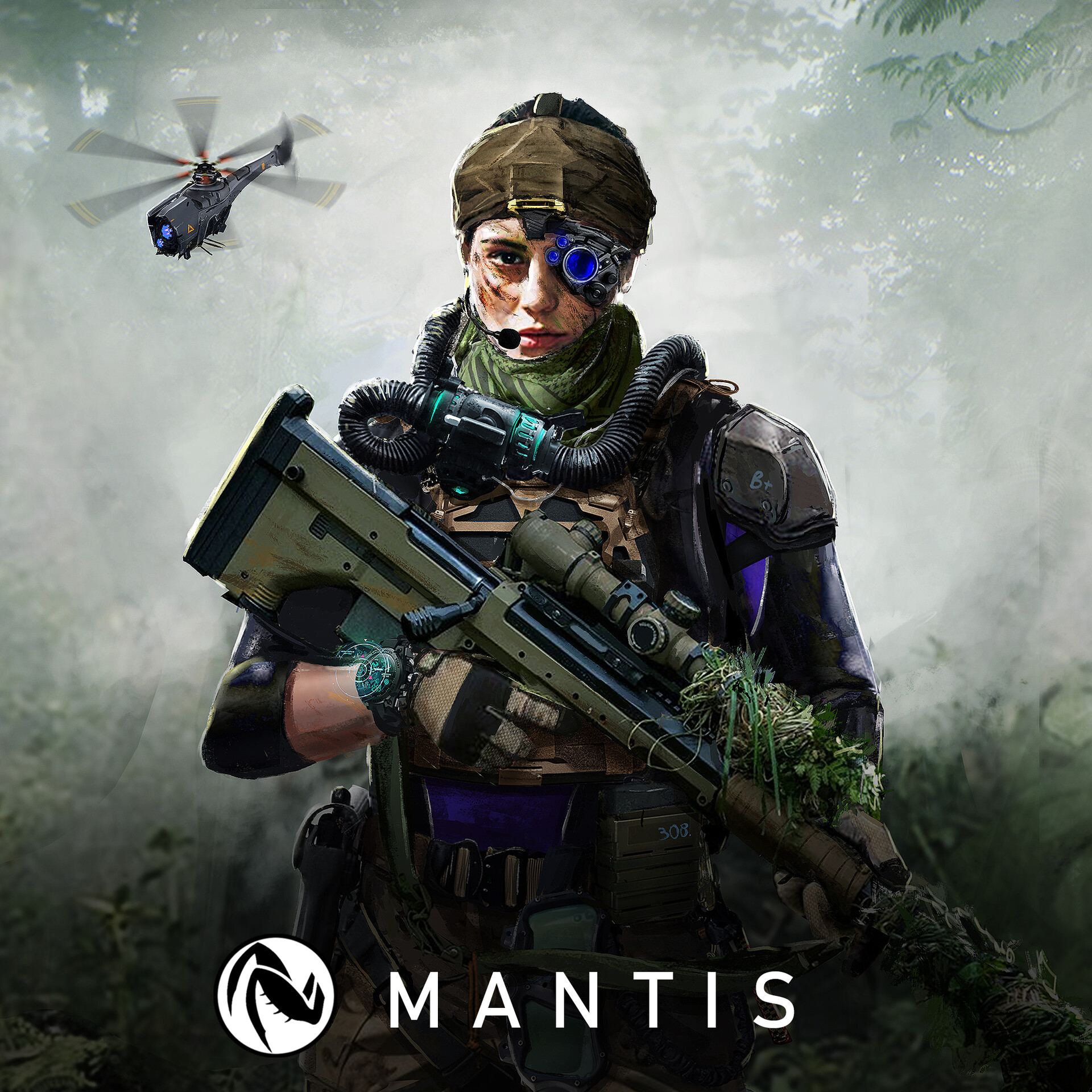 ArtStation - Special Operator "Mantis"