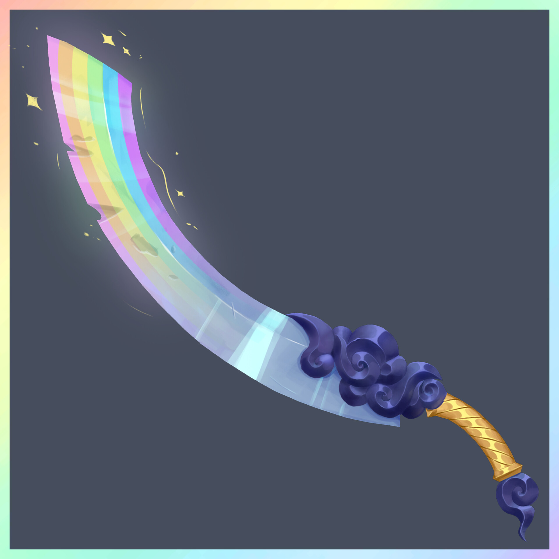 ArtStation - Rainbow Sword