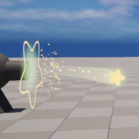 ArtStation - Bouncing Star Projectile VFX