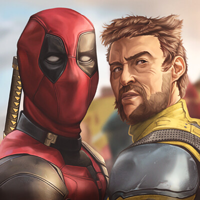 ArtStation - Fan Art / Deadpool vs Wolverine Still