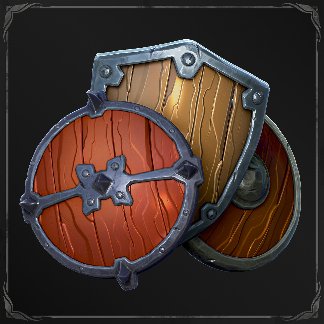 ArtStation - Stylized Shields