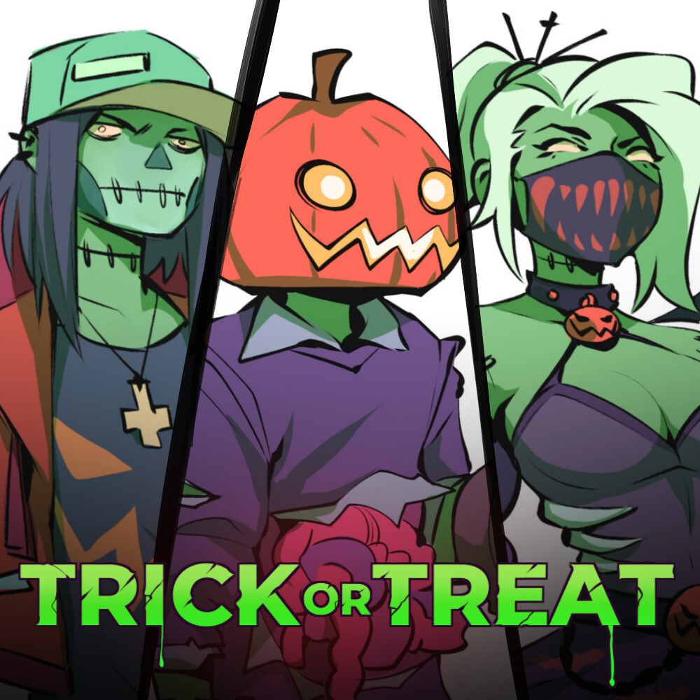 ArtStation - Trick or treat - Character Concept Art