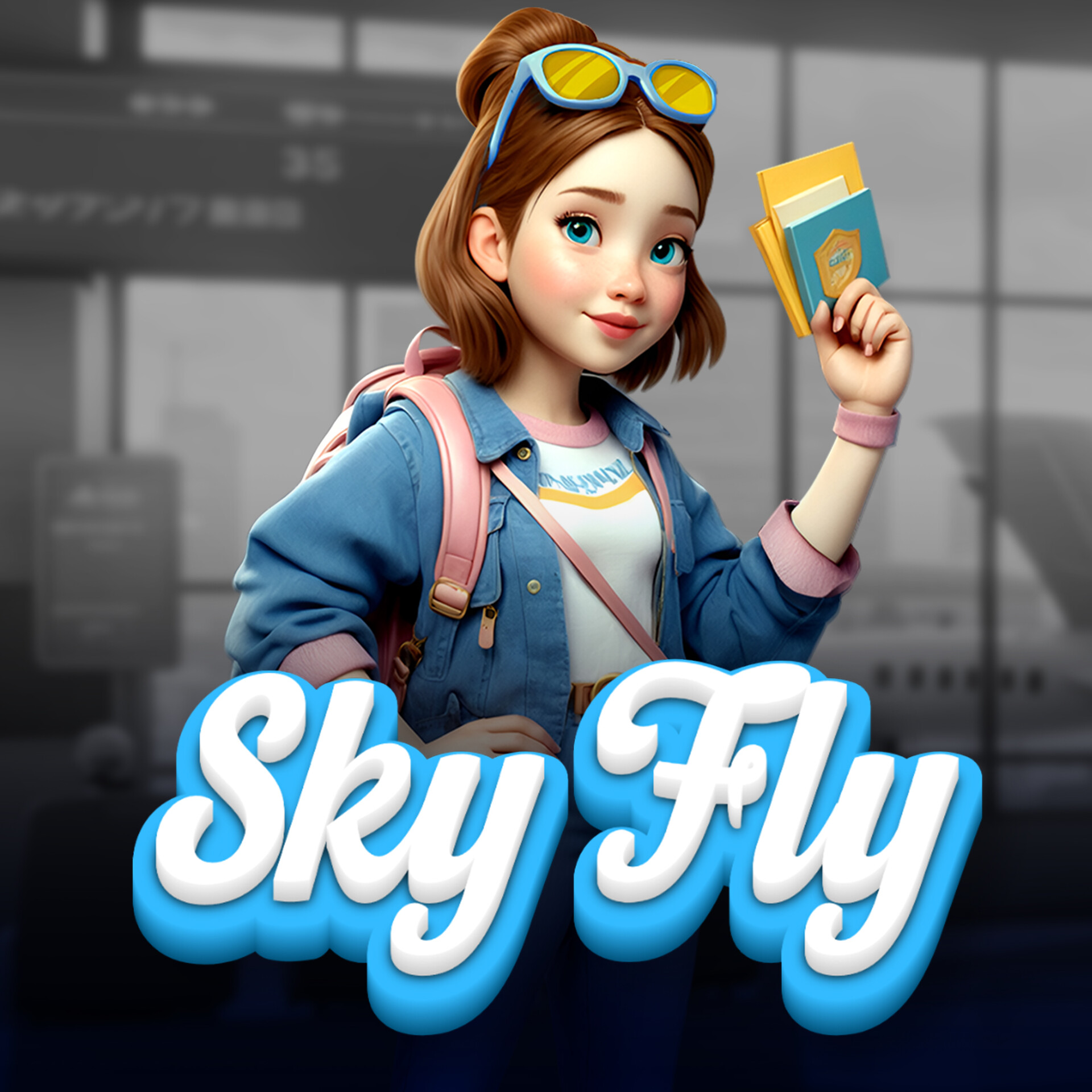 ArtStation - Sky Fly : Traveller girl character design - JS3