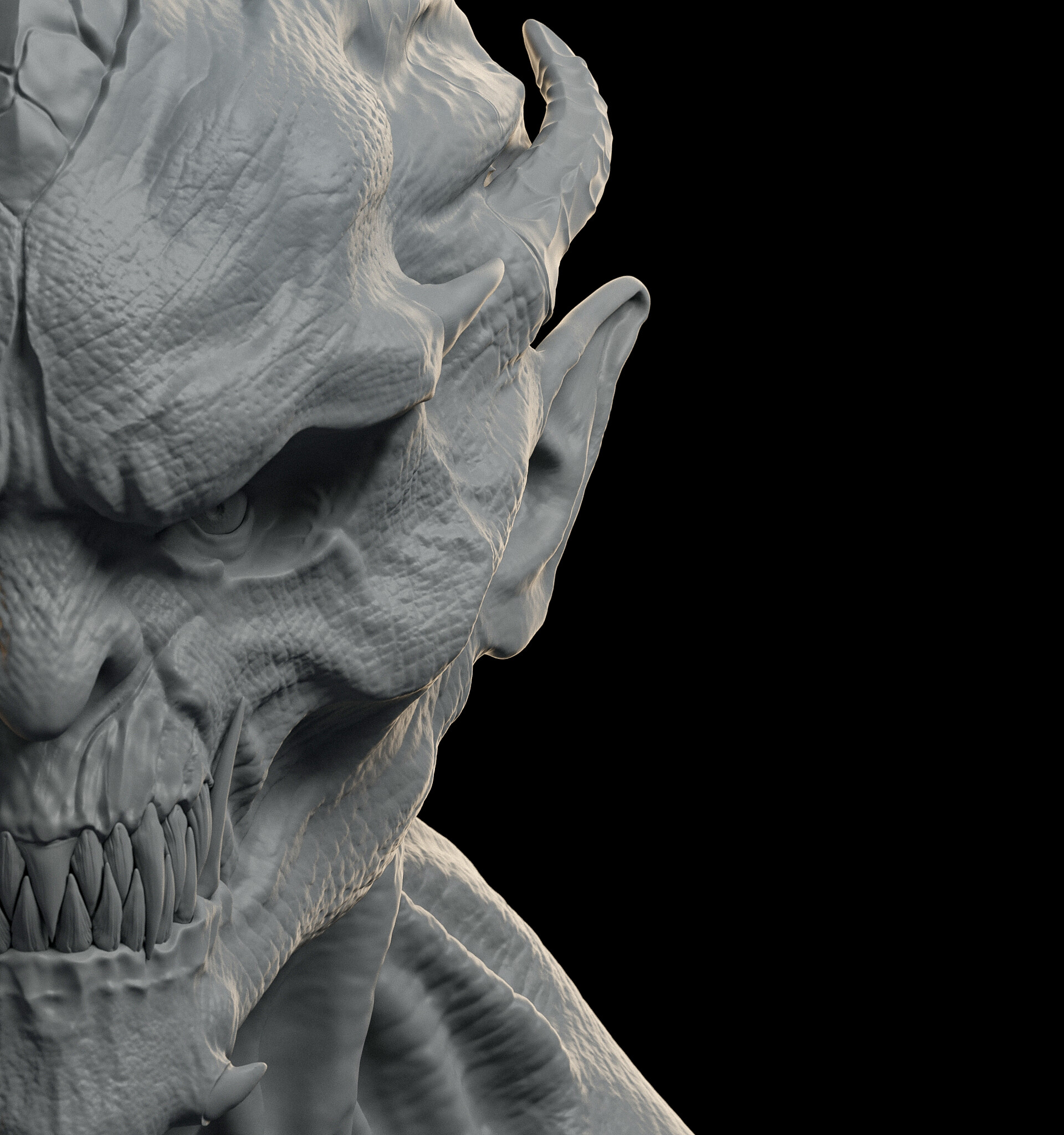 ArtStation - Monster Head | WIP