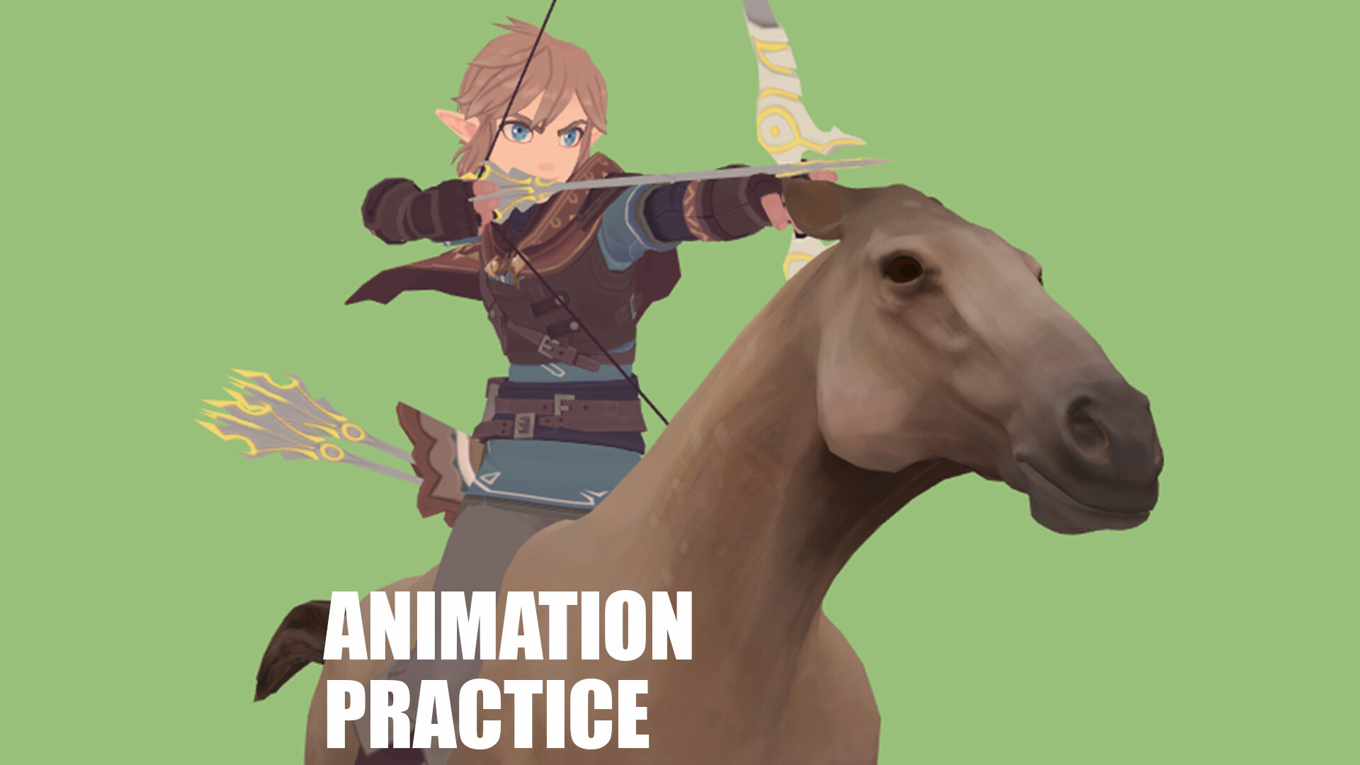 Quinn Cheuk - Animation Practice - Mounted Archery