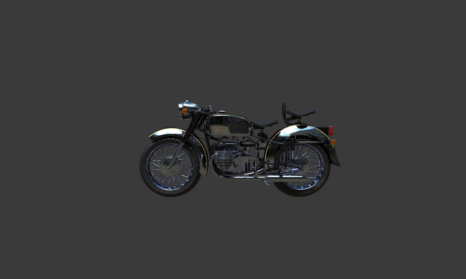 ArtStation - royal enfild bike