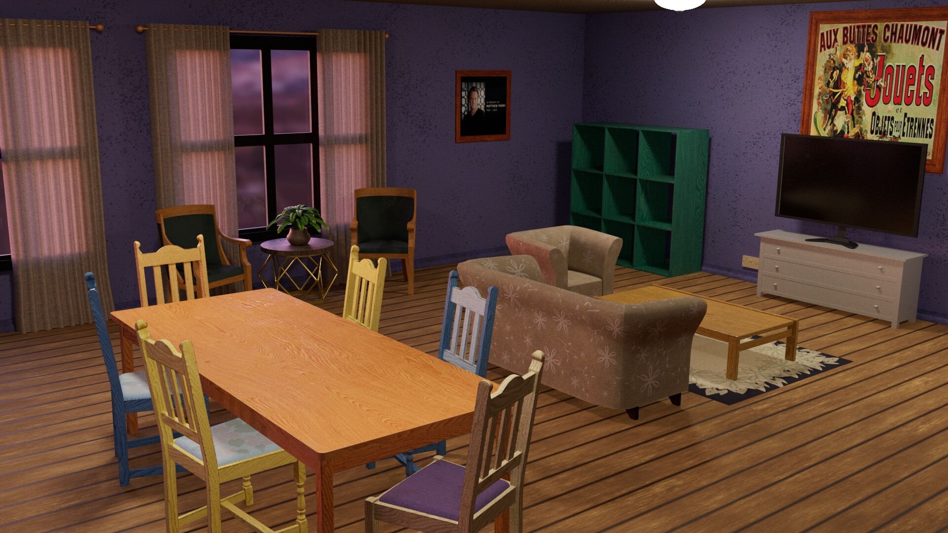 ArtStation - Friends TV Show Apartment Set