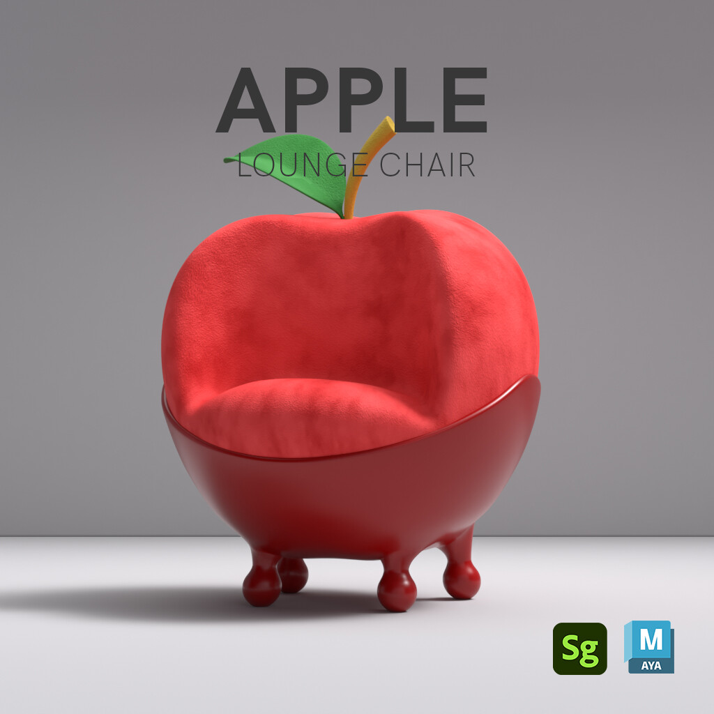 ArtStation - Apple Chair