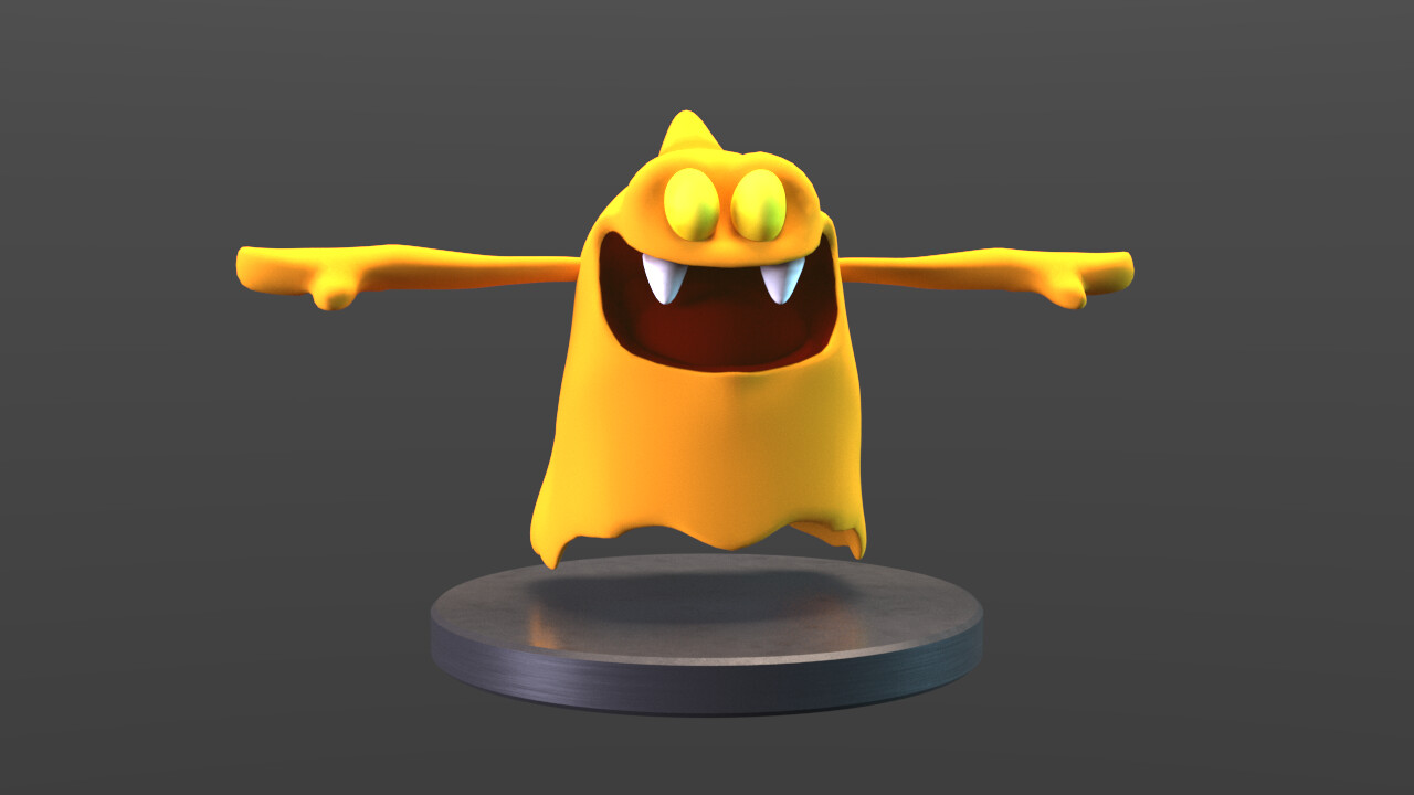 ArtStation - Golden Ghost - Luigi's Mansion