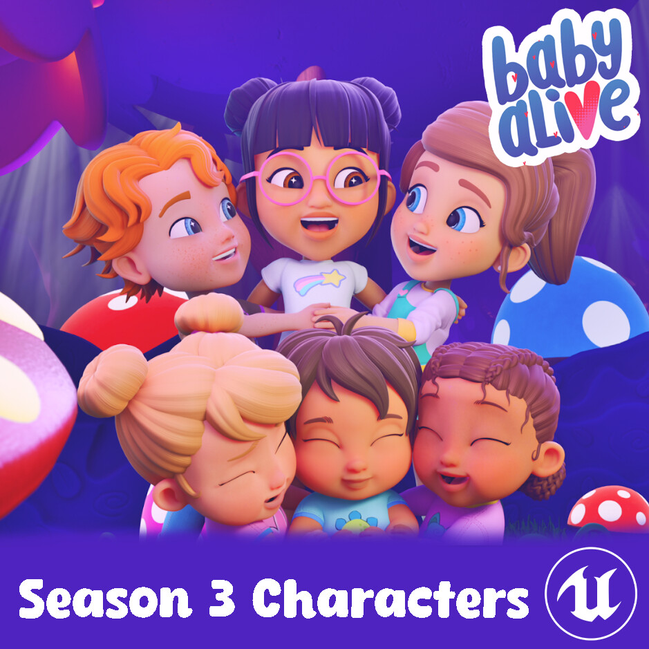 ArtStation - Baby Alive Season 3 Characters