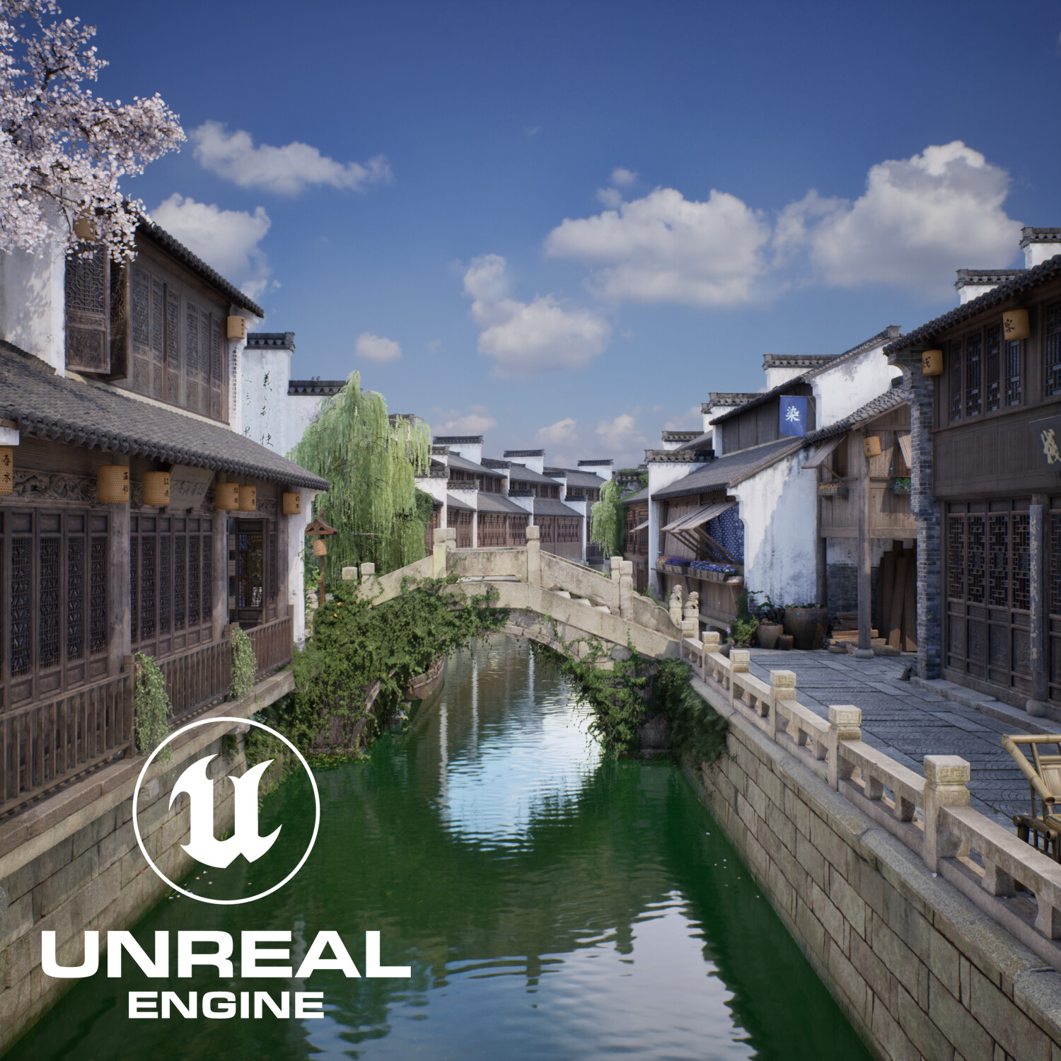 ArtStation - 江南小镇