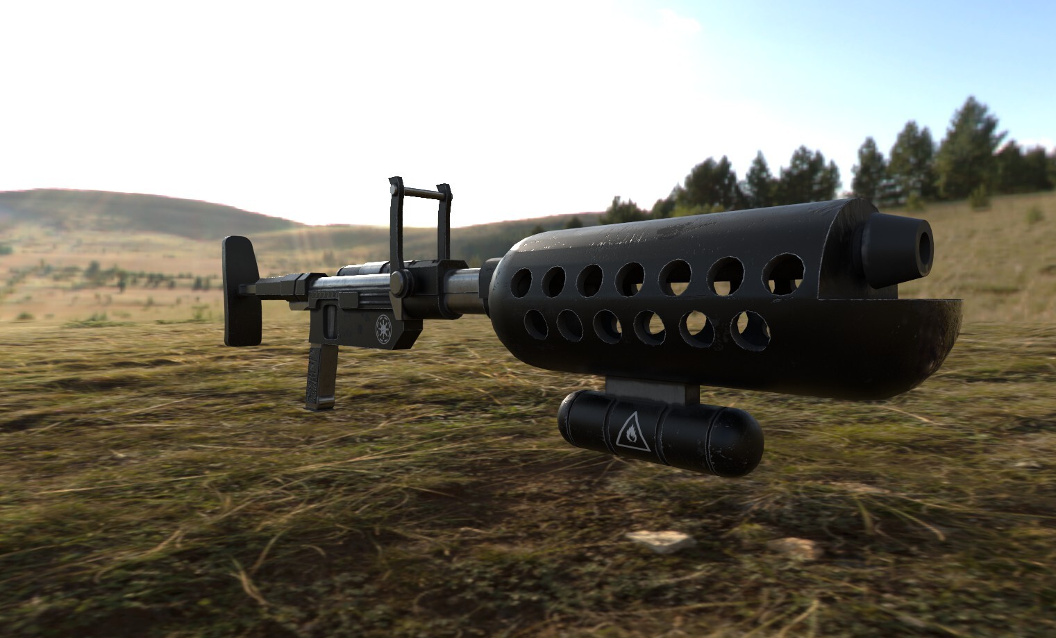 ArtStation - BTX-42 Flamethrower