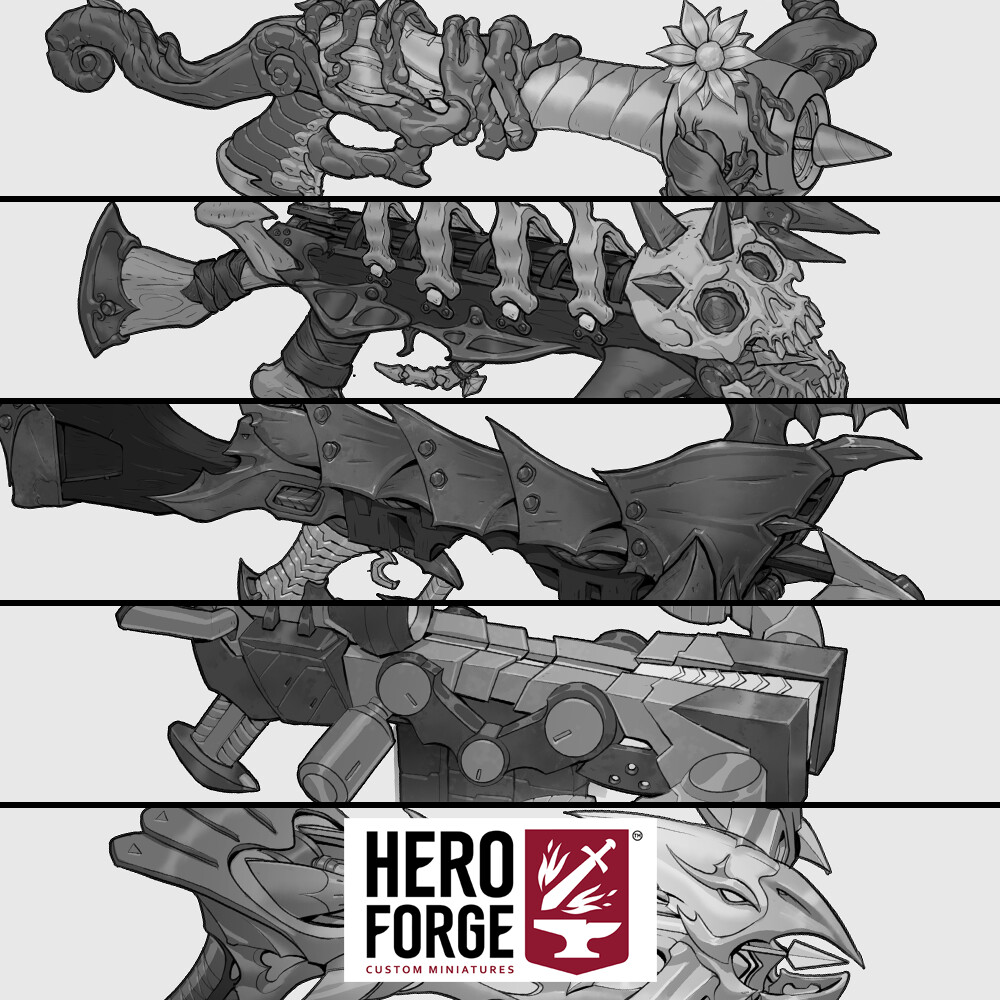 ArtStation - Hero Forge Crossbows