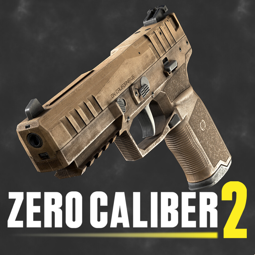 ArtStation - FN Five Seven - Zero Caliber 2 - Game Ready