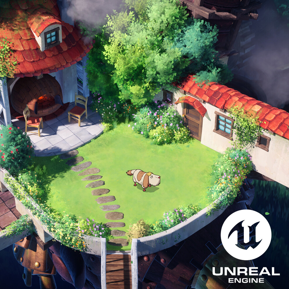 ArtStation - UE5 Moving Castle