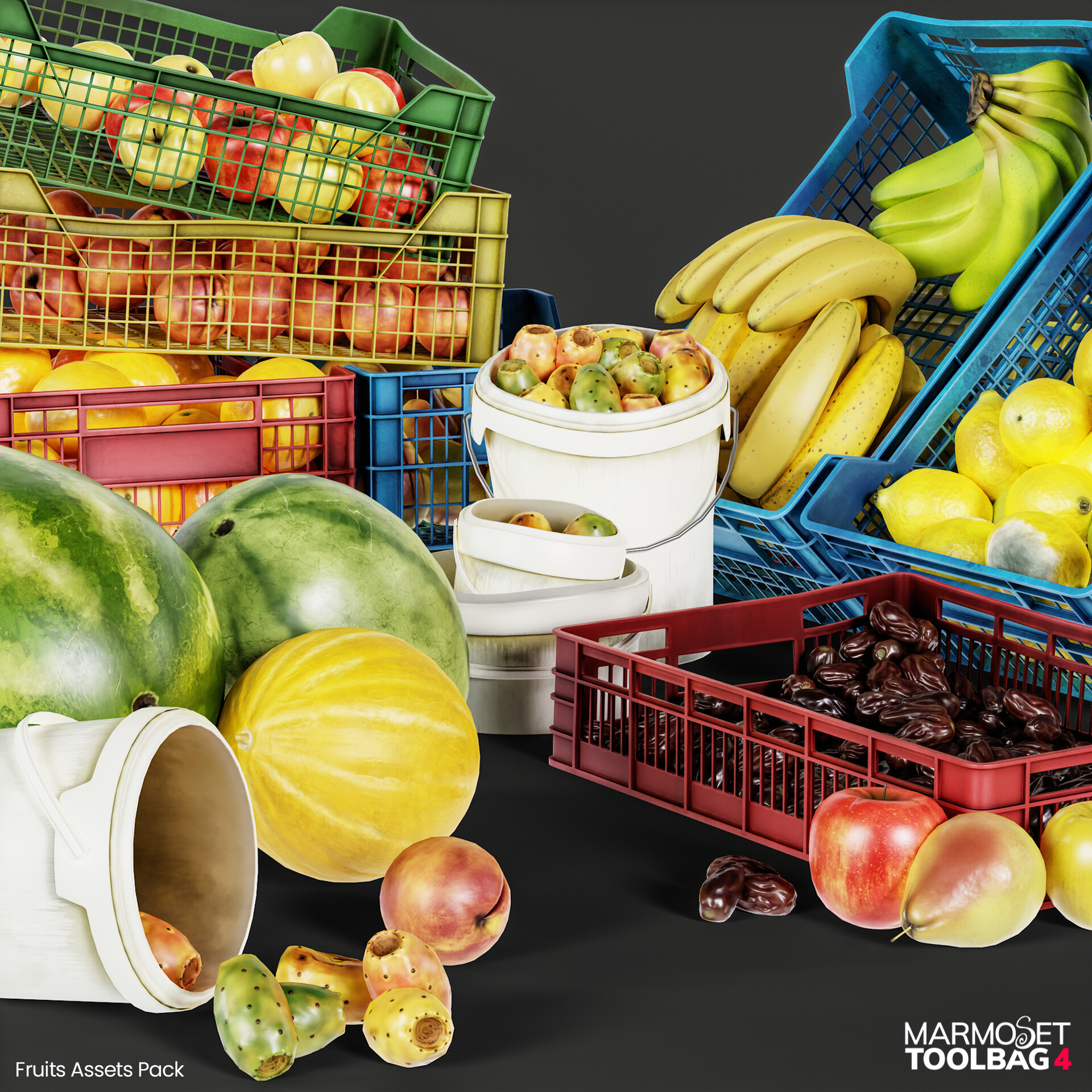 ArtStation - Fruits Assets Pack