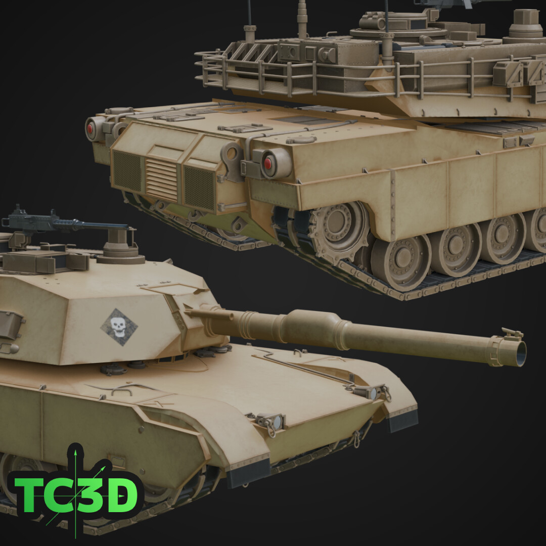 ArtStation - TC3D M1A1 Abrams