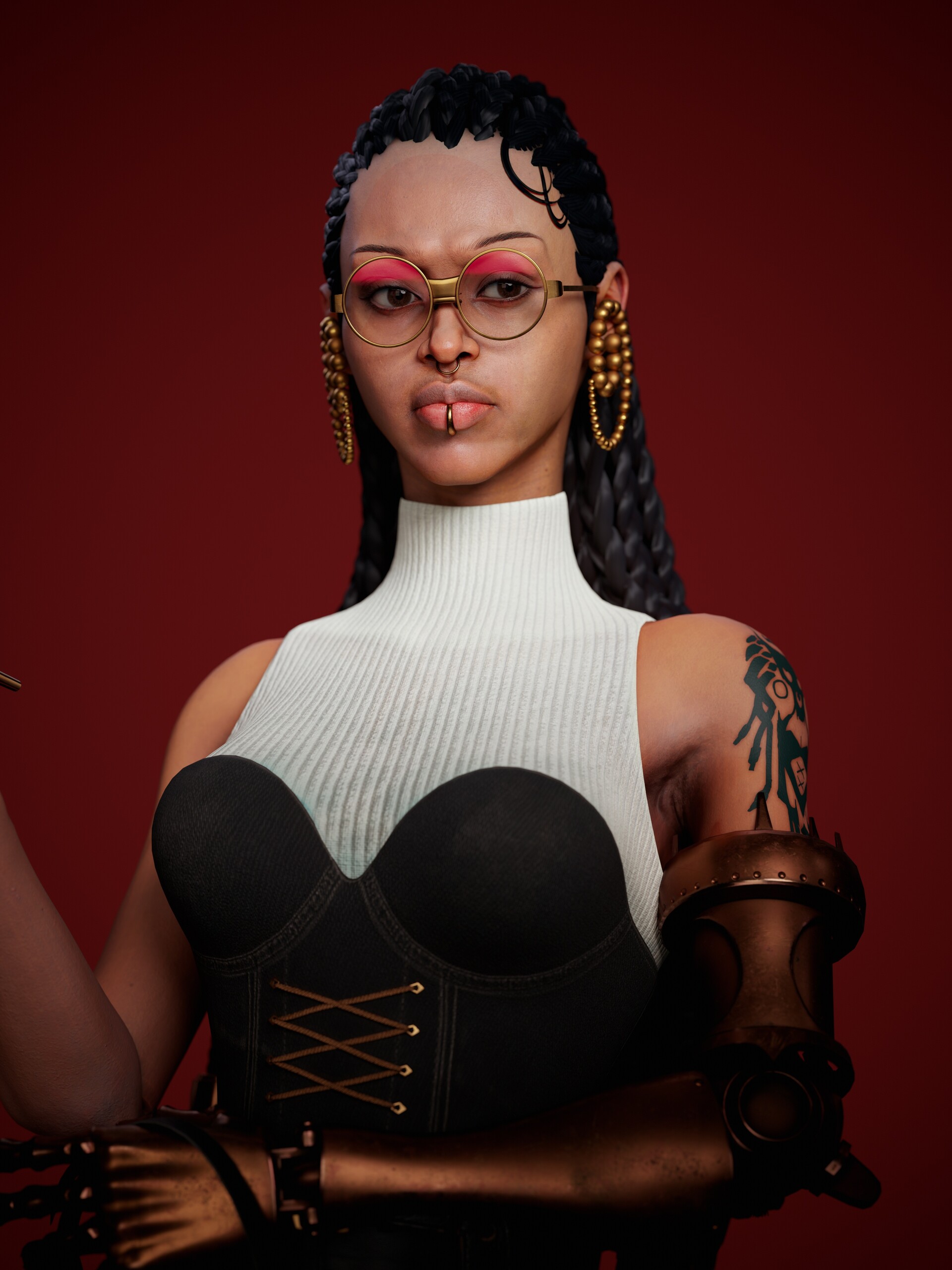 ArtStation - Character exercise：Queenpin