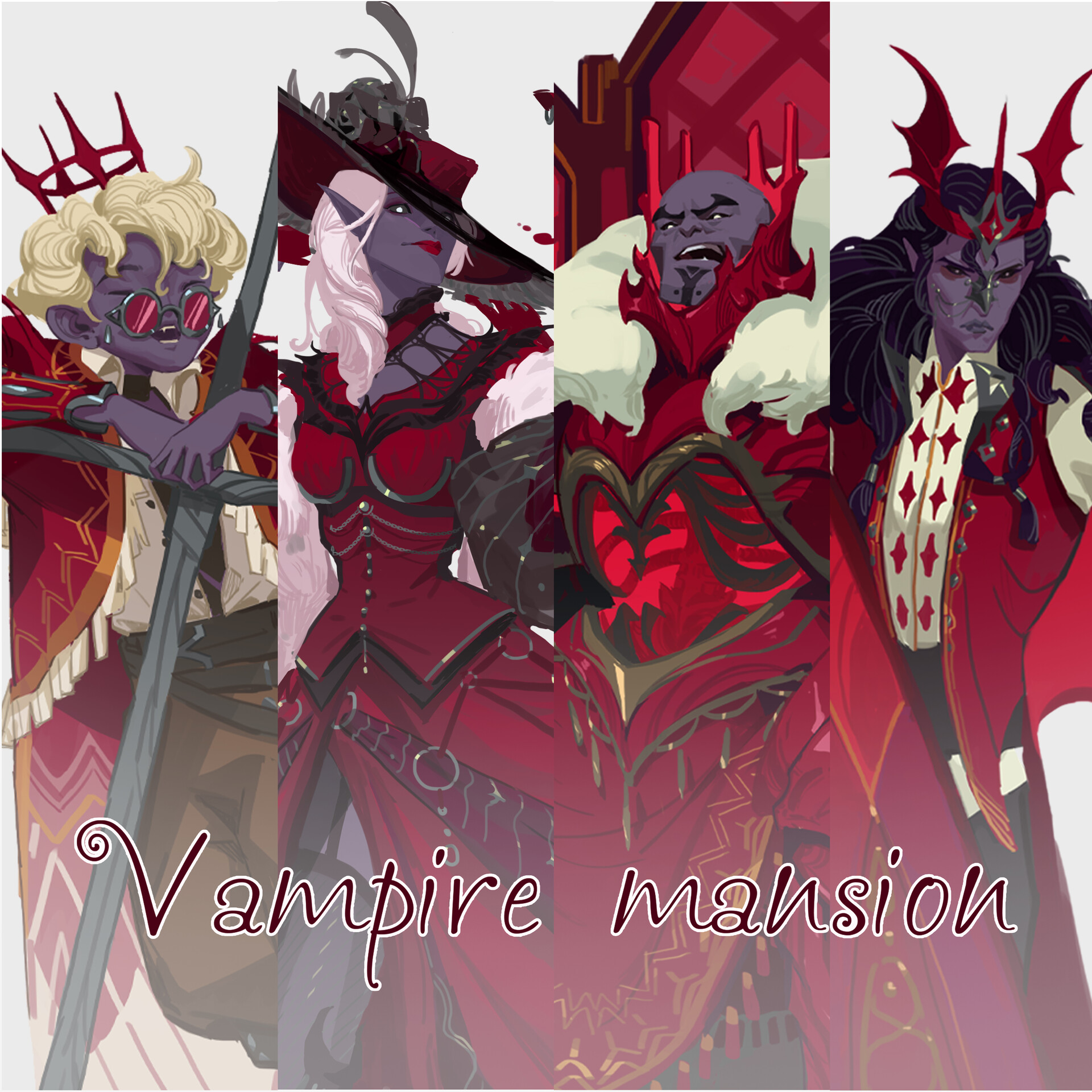 ArtStation - 吸血鬼官邸Vampire mansion
