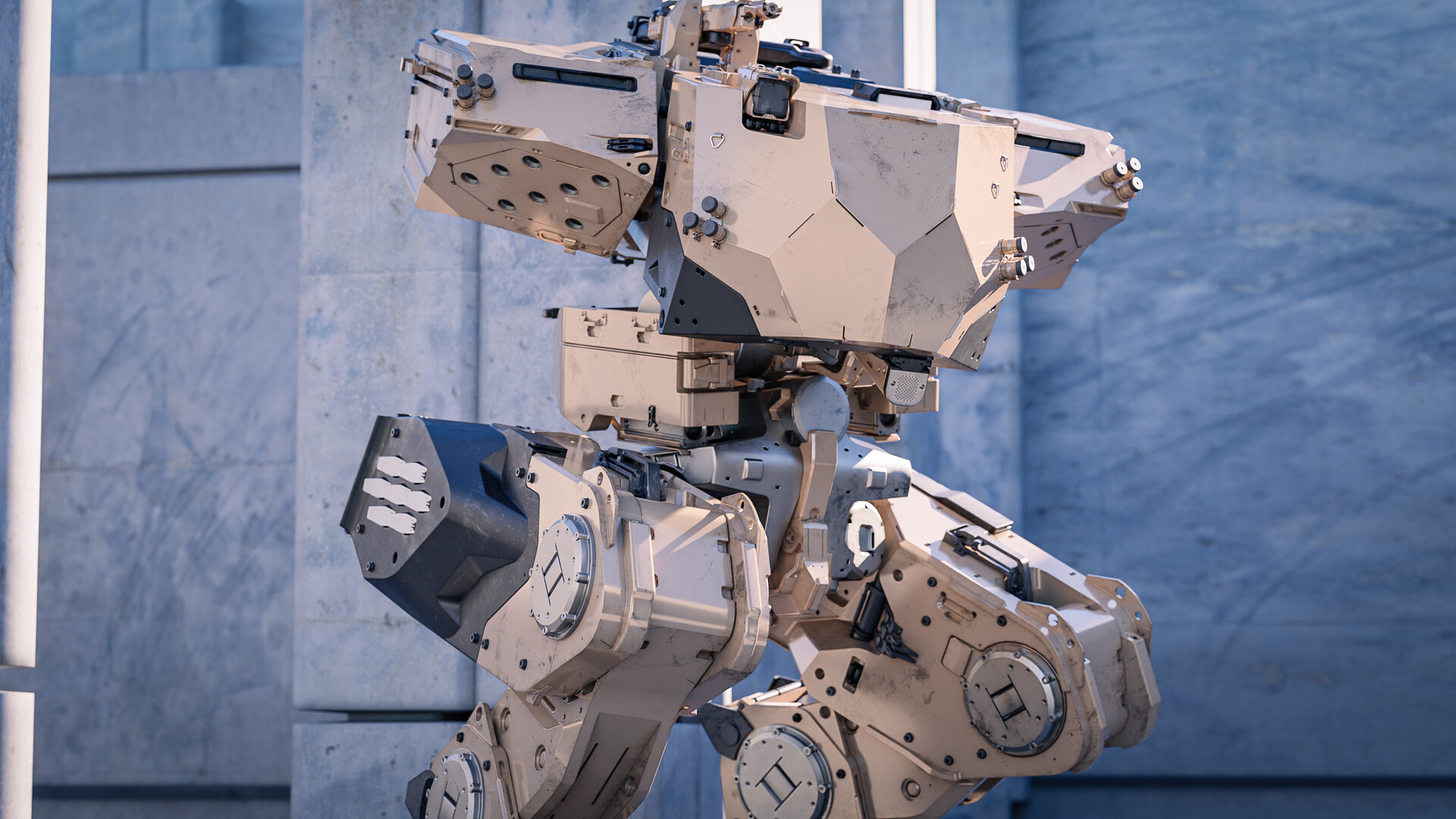 ArtStation - biped robtot