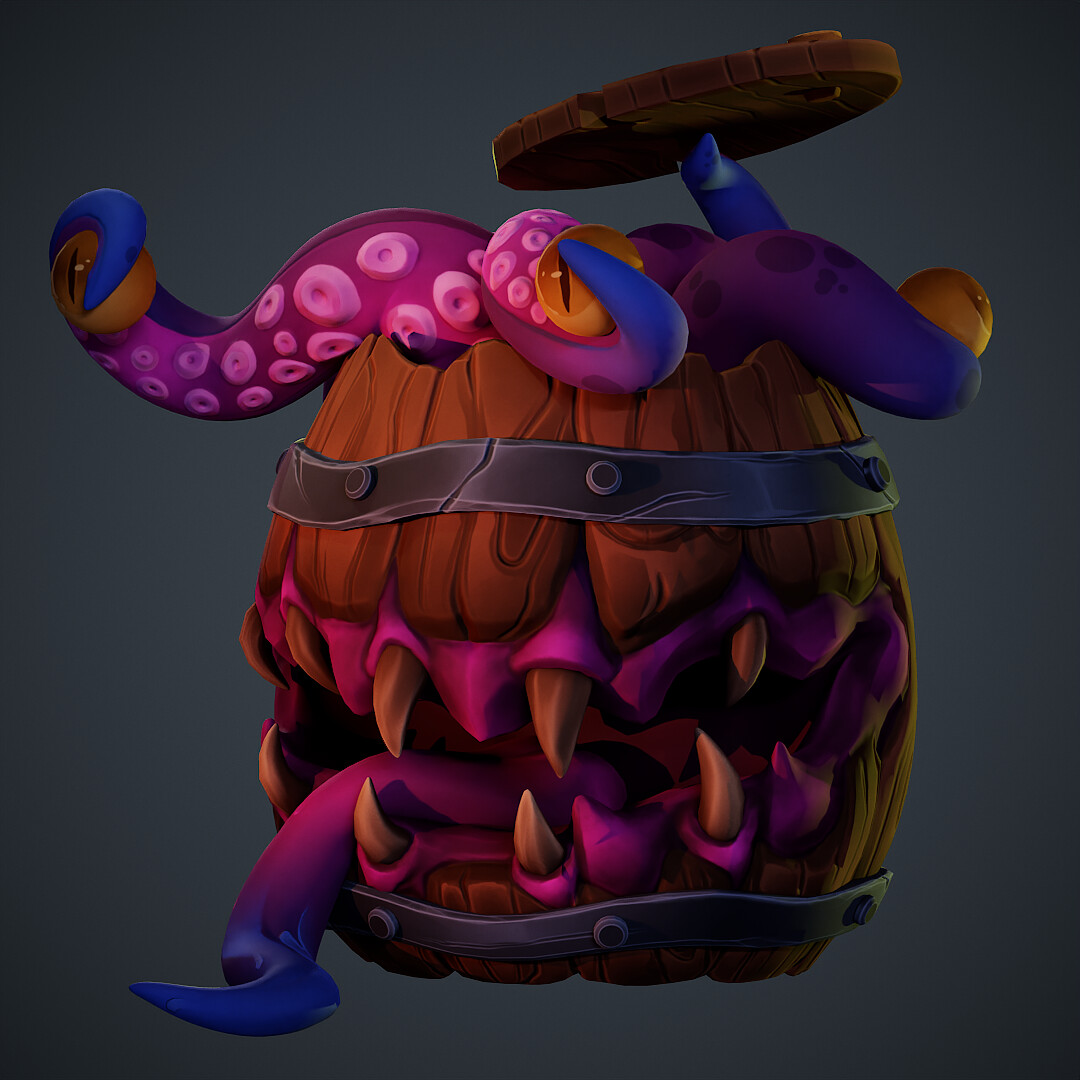 ArtStation - Barrel Mimic - Ana Nikolovska