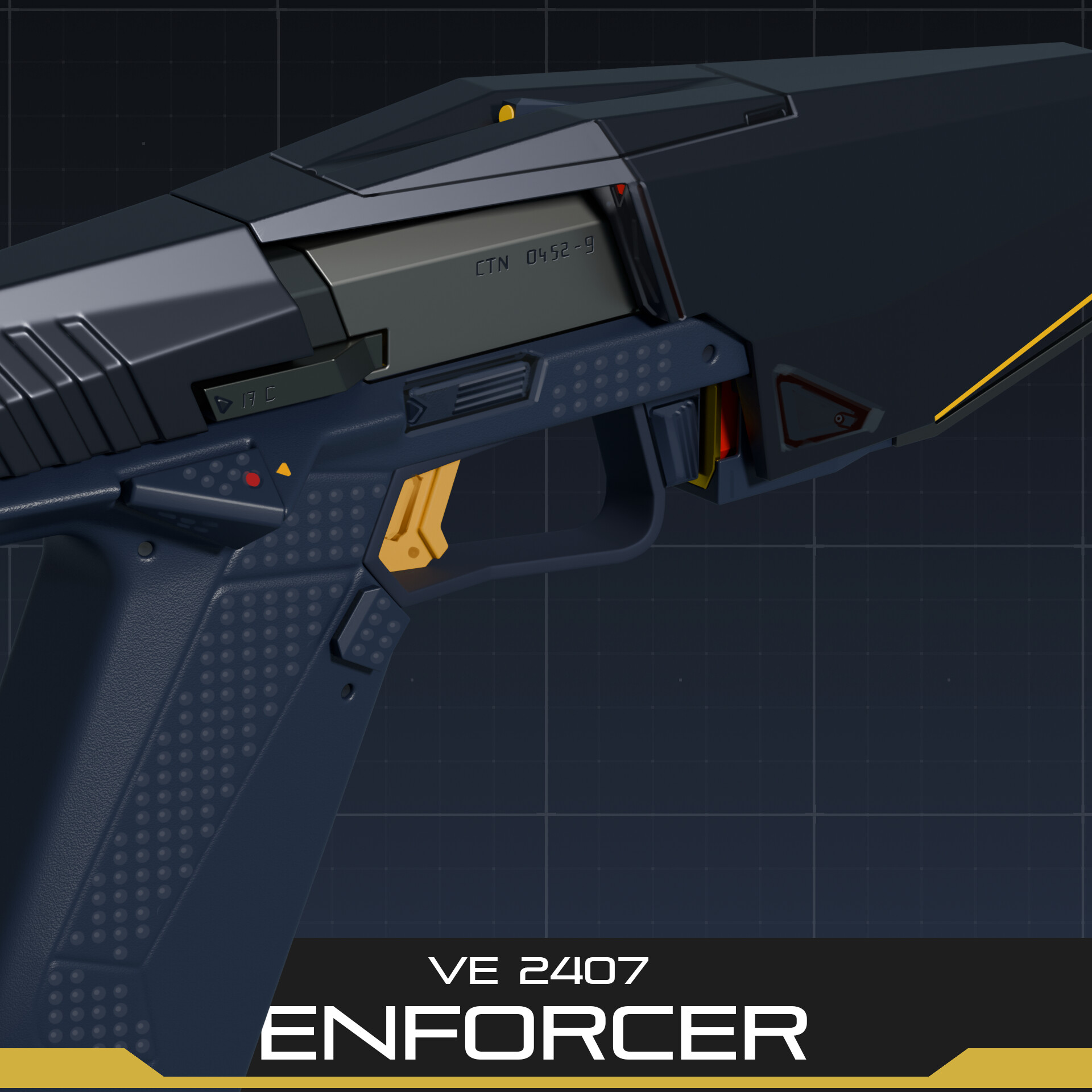 ArtStation - ENFORCER Sidearm