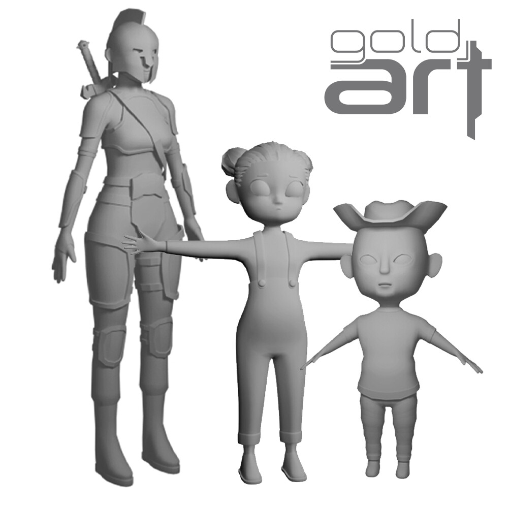 ArtStation - 3d Character Models