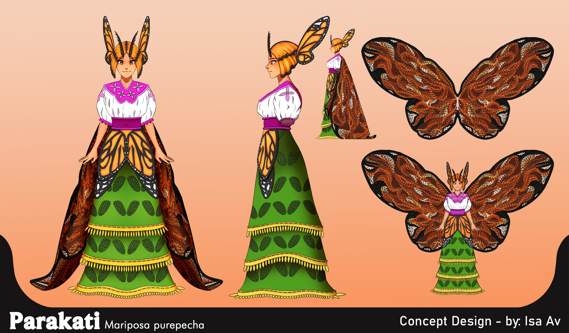 ArtStation - Parakati - Mariposa purepecha