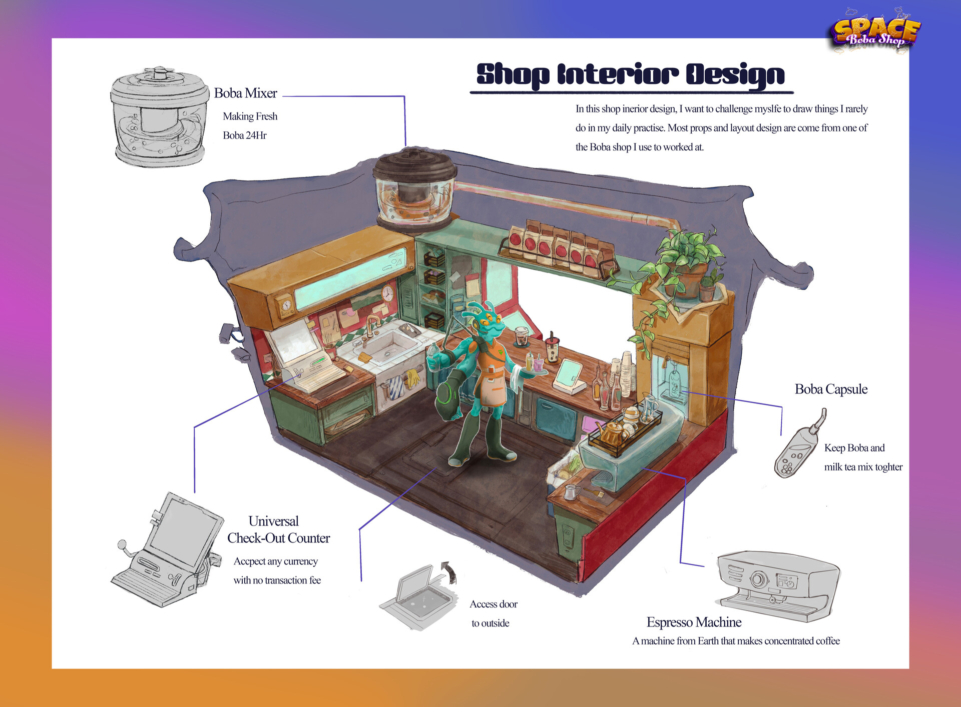 ArtStation - ACCD Concept design portfolio Fall 2024 (Accepted )