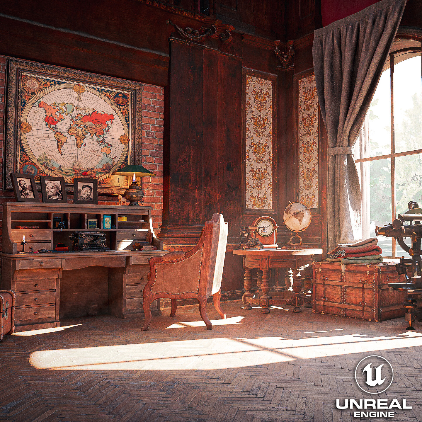 ArtStation - Steampunk Office [UE5] - ASU Training