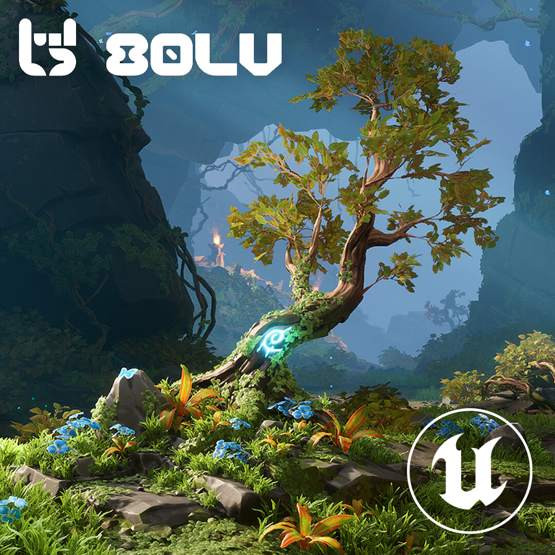 ArtStation - Magic Butterfly Cave [UE5]