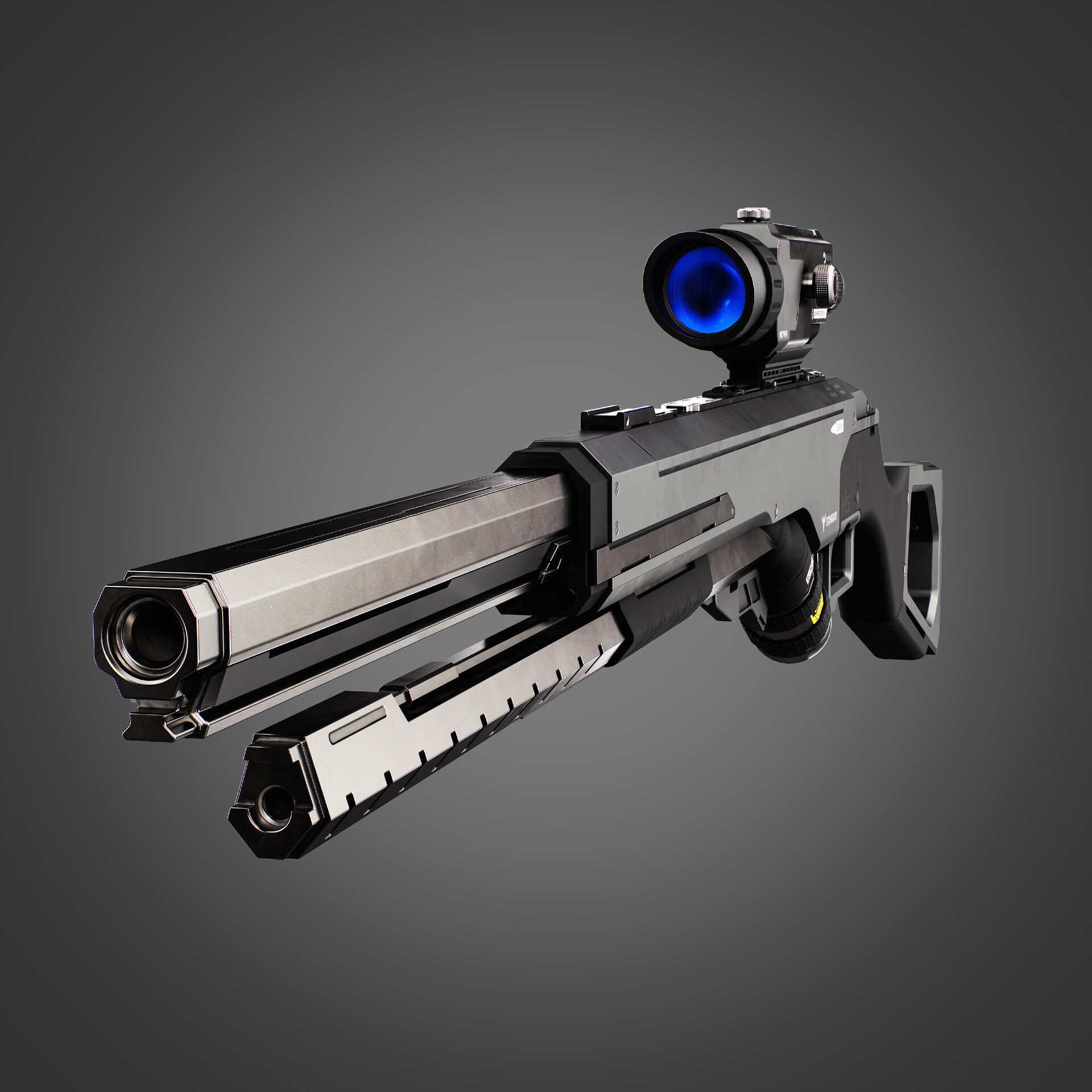 ArtStation - Sci-Fi Rifle