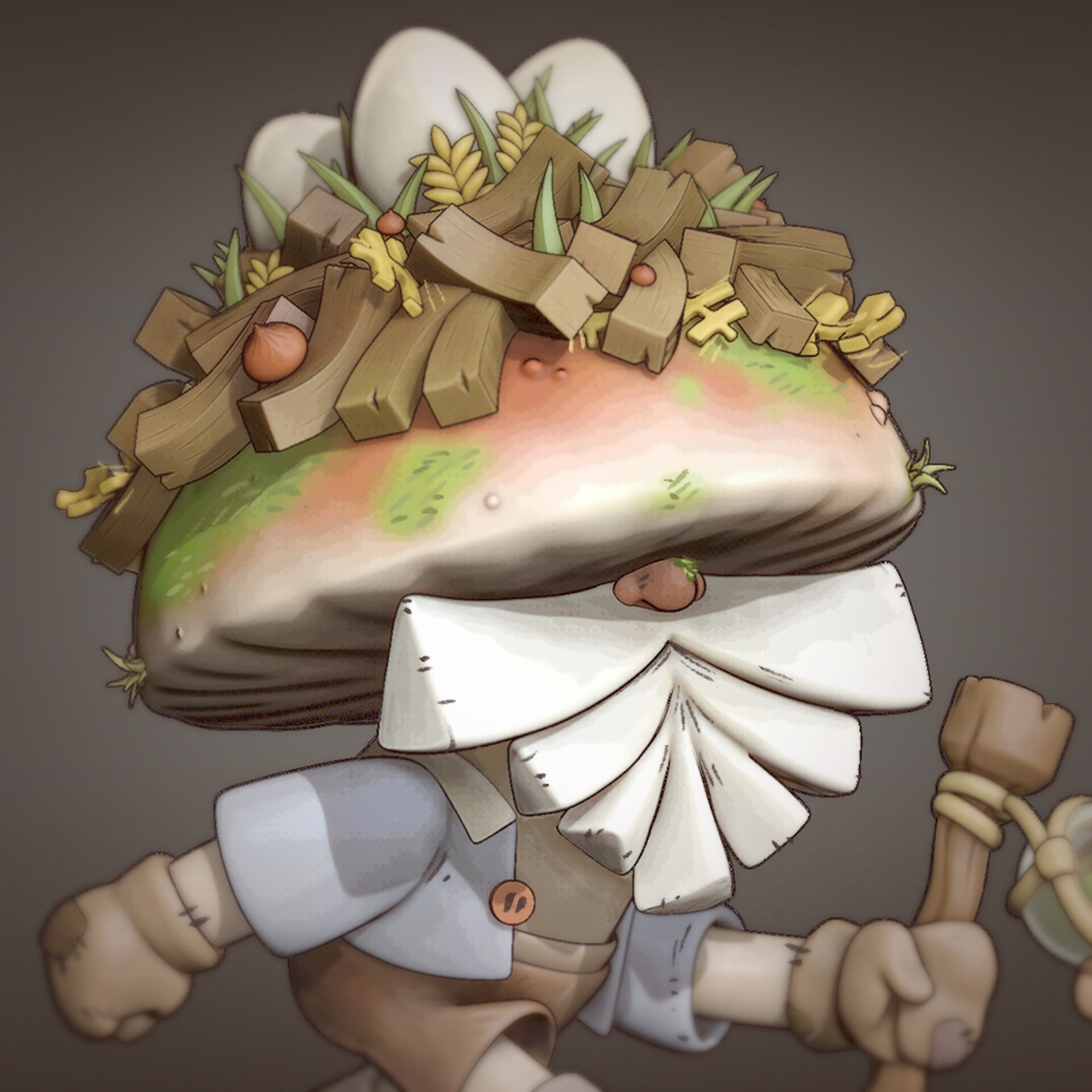 ArtStation - Mushroom Grampa Quicksculpt