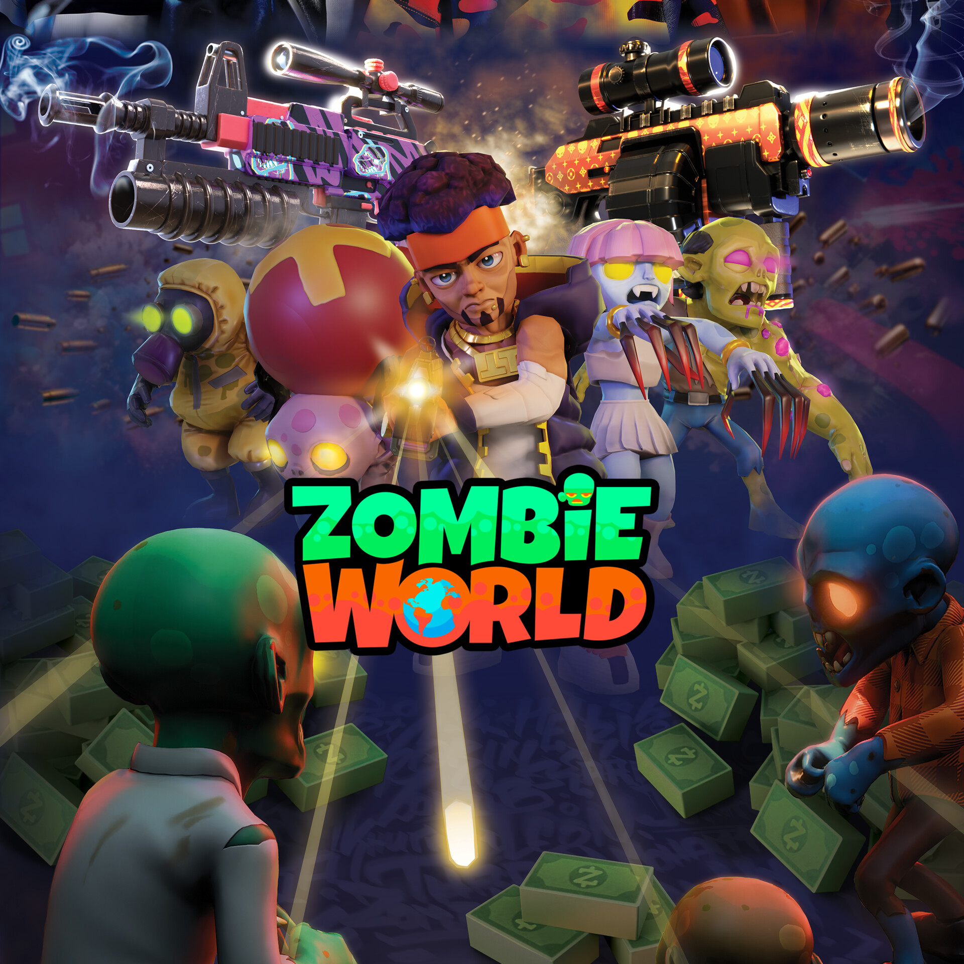 ArtStation - Zombie World - Trillionaire Thugs game project