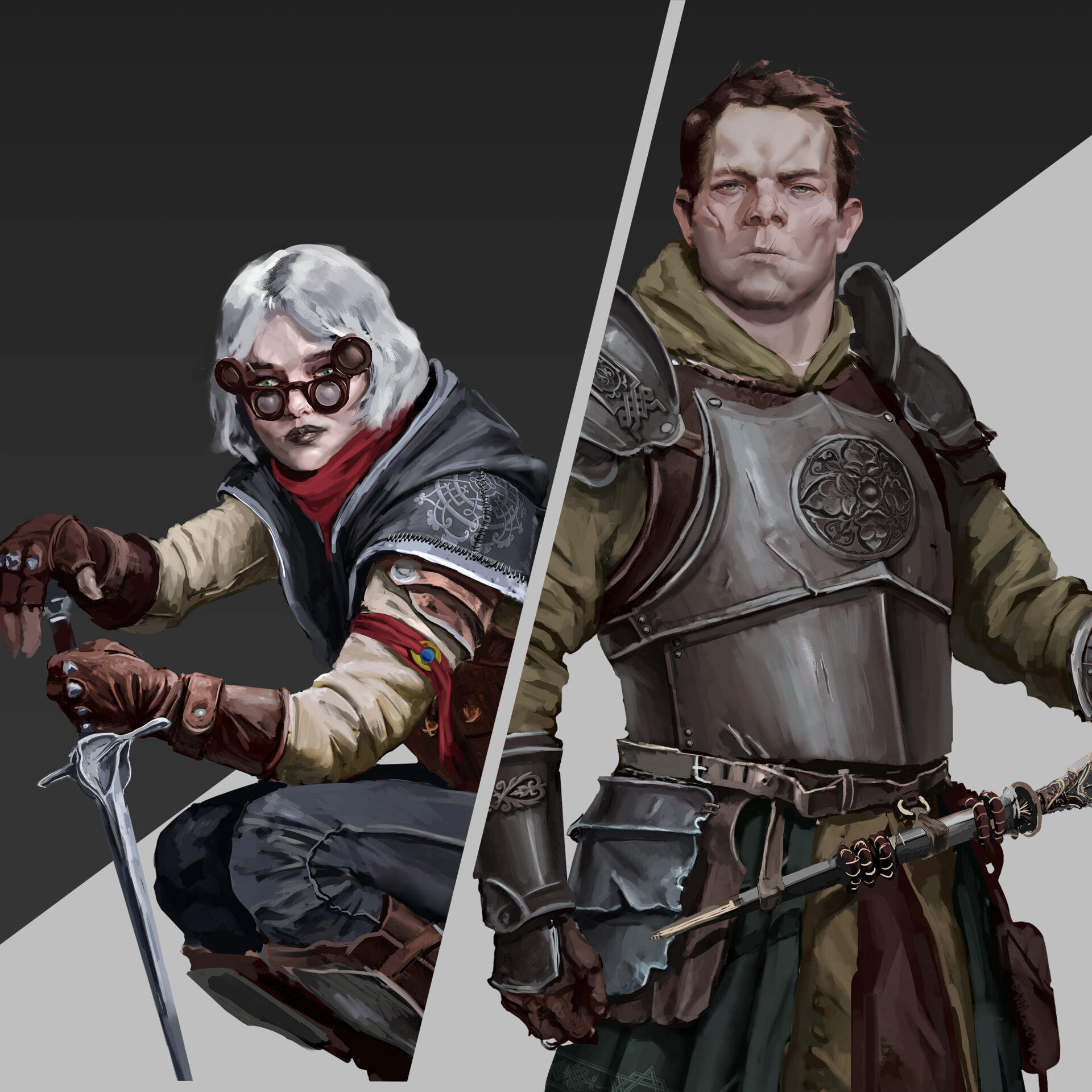 ArtStation - Battle couple