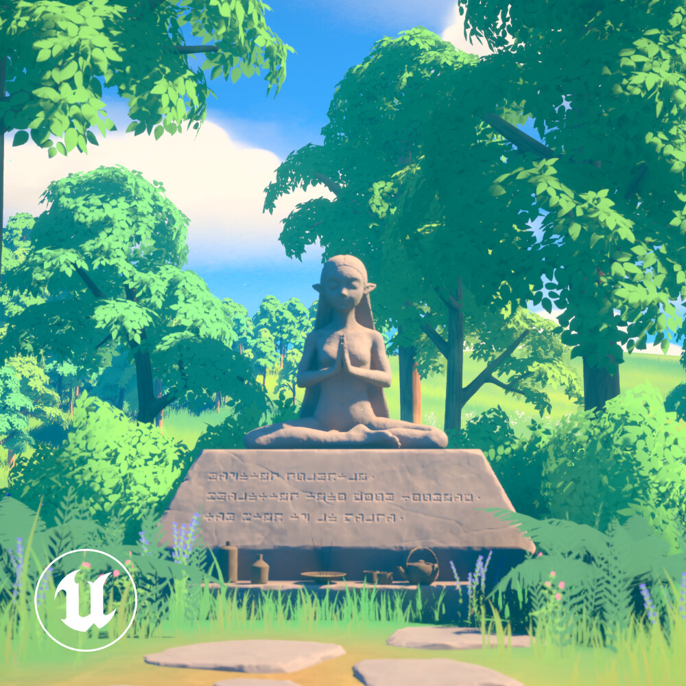 ArtStation - Prayer - Stylized Environment