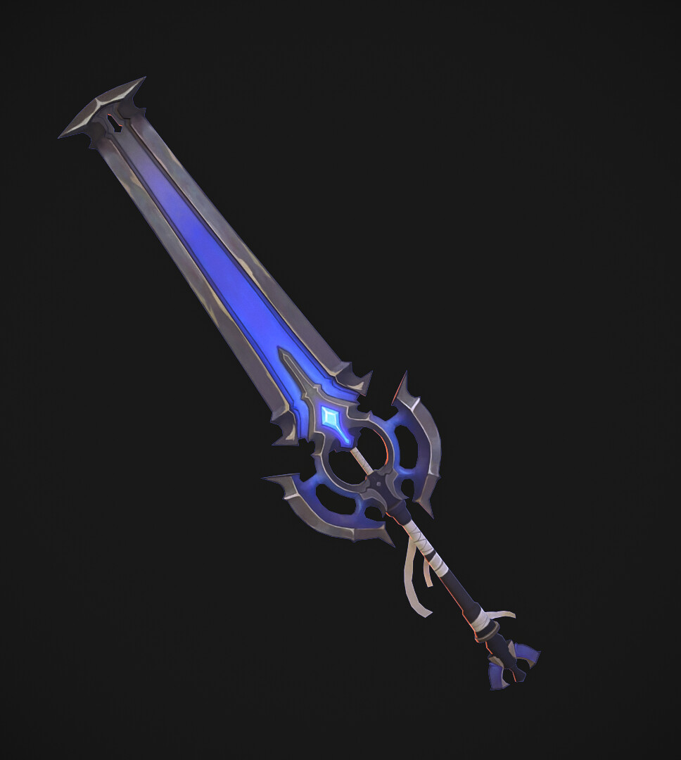 ArtStation - Handpaint sword