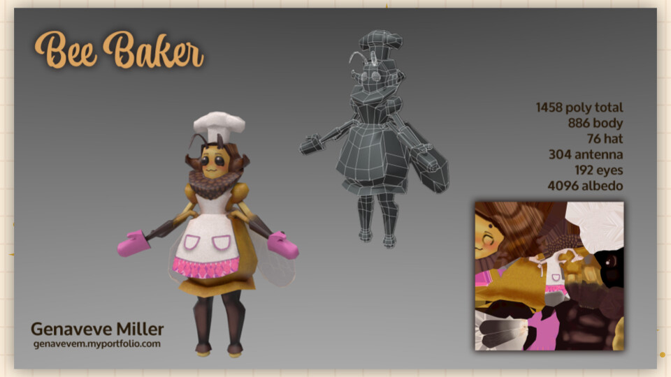 ArtStation - Low Poly Bee Baker