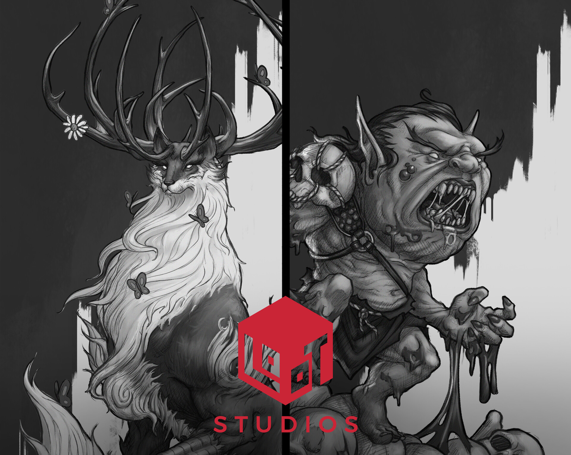 ArtStation - Luminous Archon and Skull Boglin - LOOTSTUDIOS