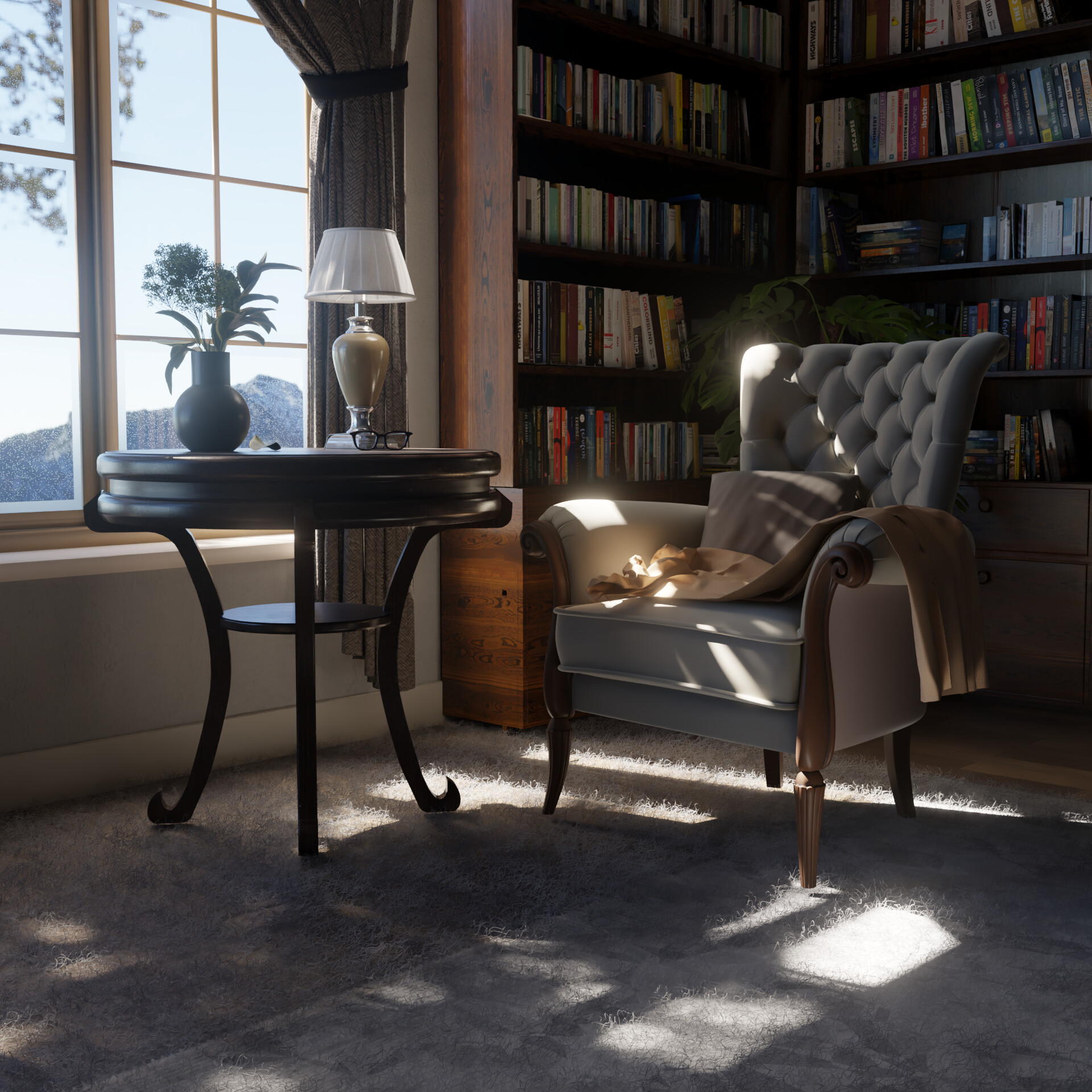 ArtStation - Reading Room