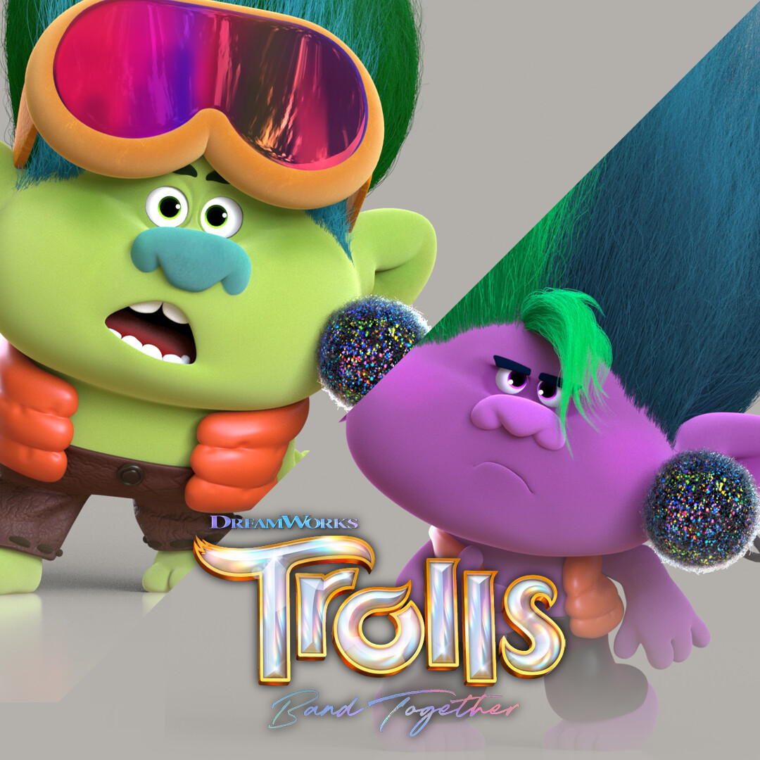 TheArtofOscarAyala - Trolls Band Together - Brozone Floyd and John Dory