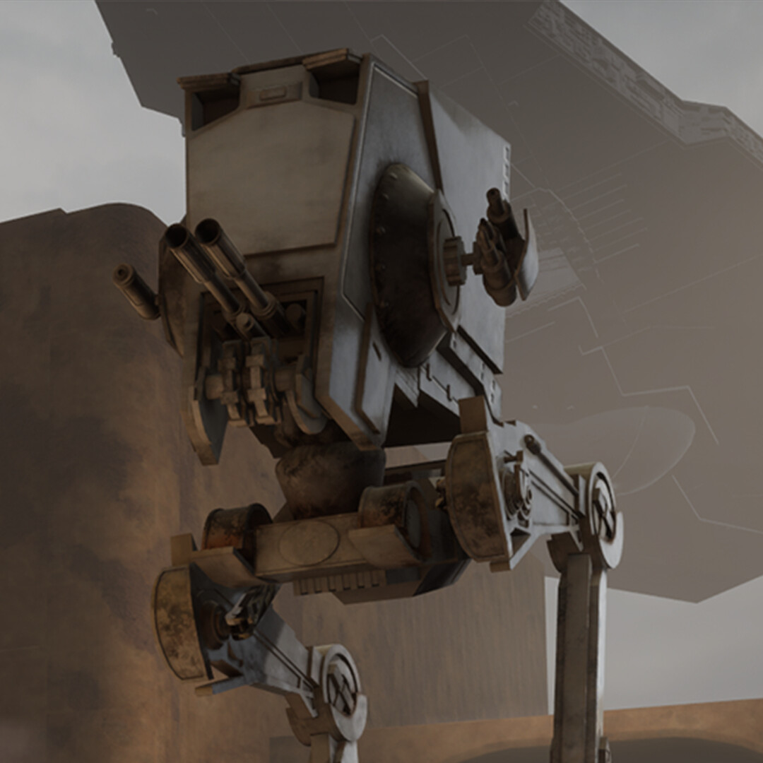 ArtStation - ATST Walker Model