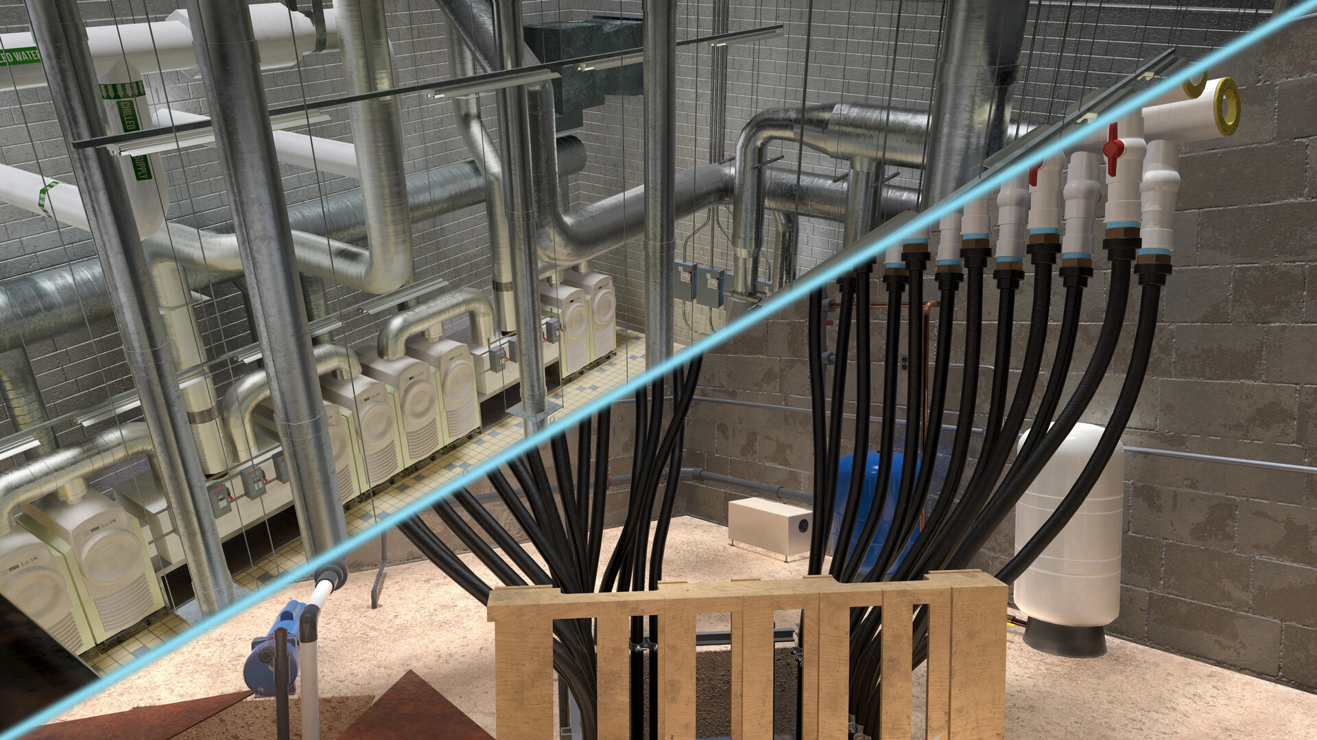 ArtStation - Energy syndicate building interiors