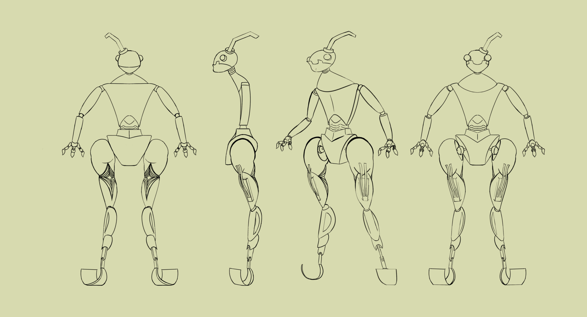ArtStation - Robot Concept Character Design