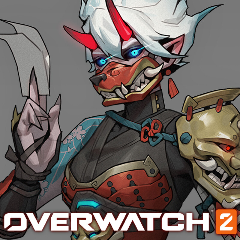 ArtStation - Oni Kiriko concept Overwatch 2