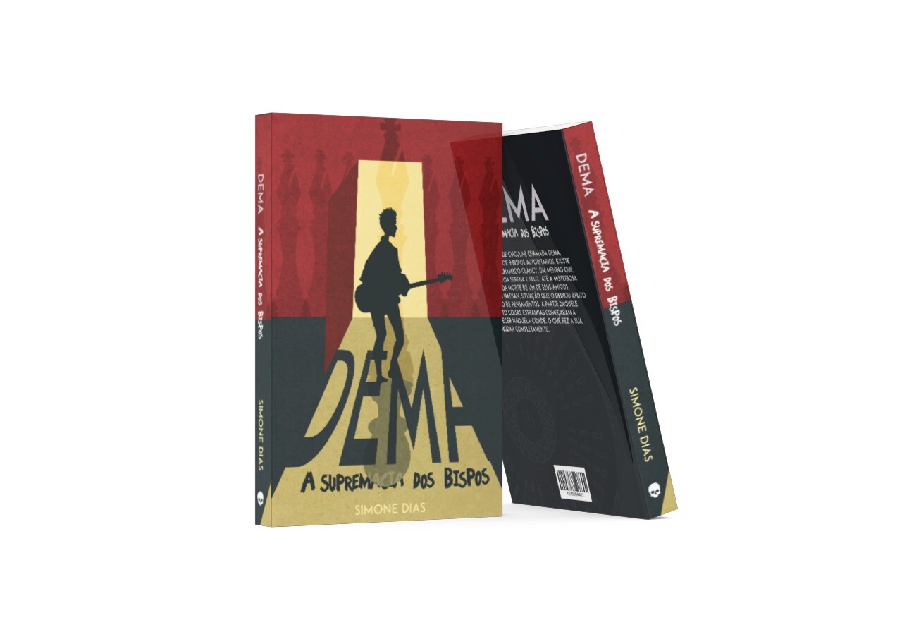 ArtStation - Cover of the book I created: Dema, the rise of the Bishops.