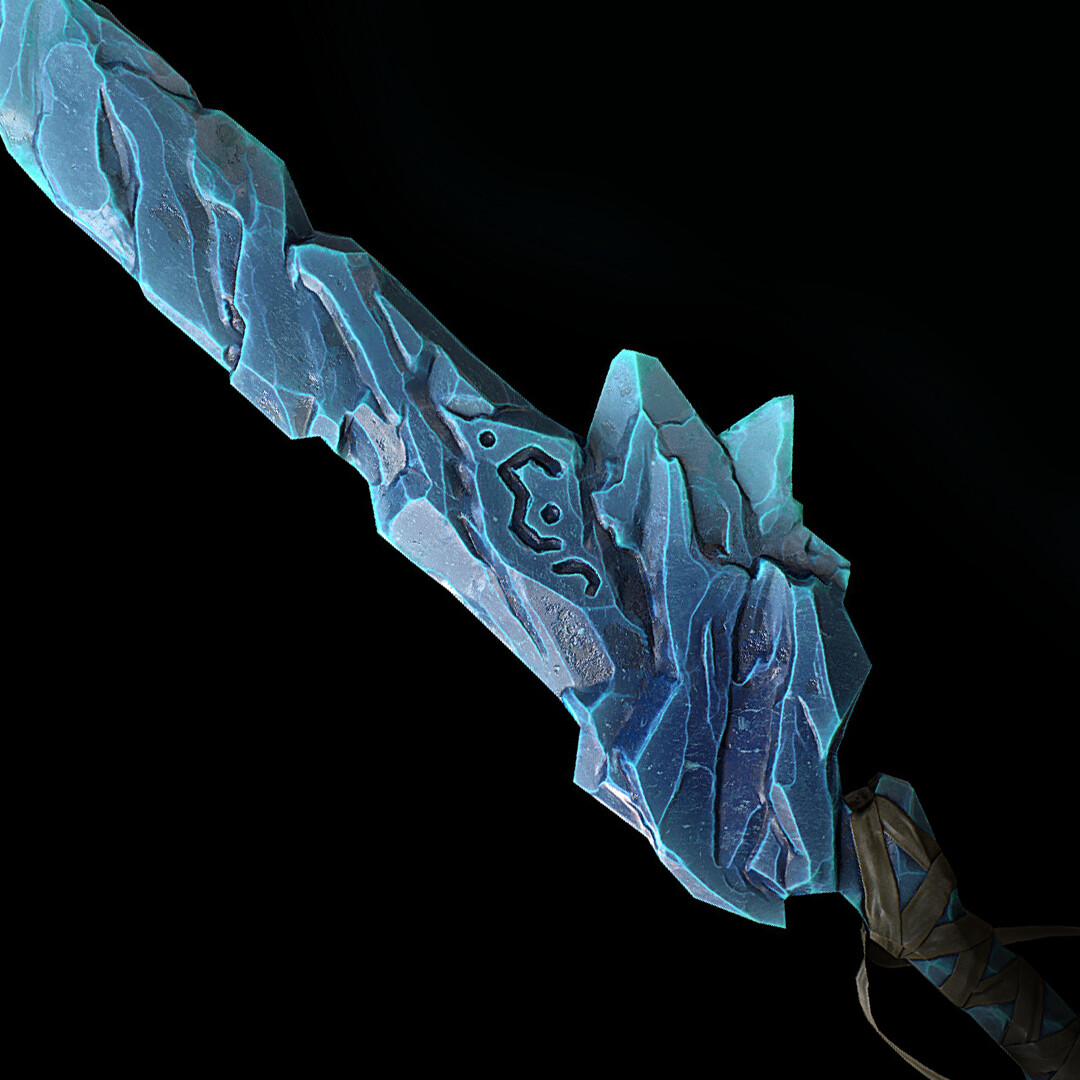 ArtStation - Short Crystal Sword