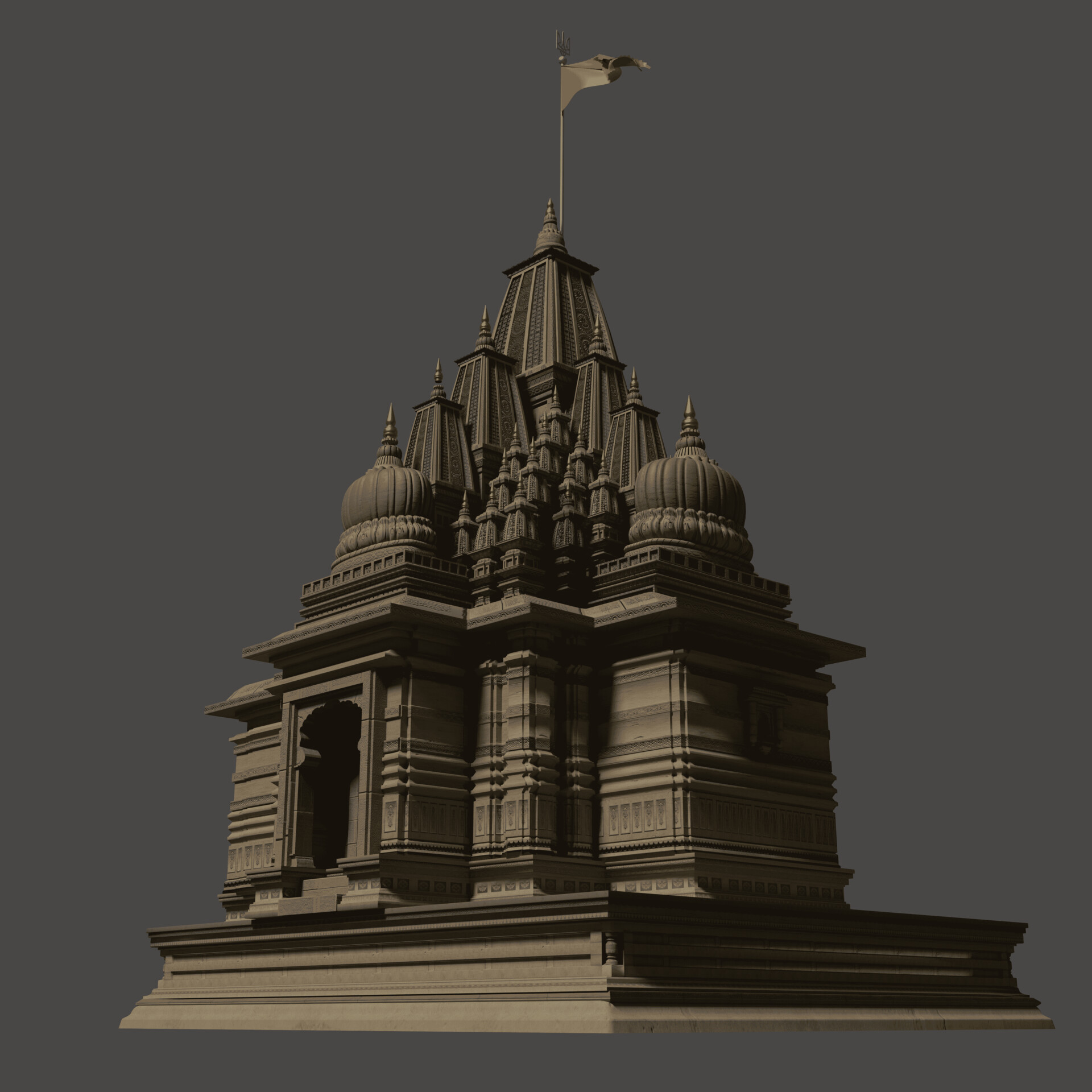 ArtStation - Mahadev Mandir - Digital Twin